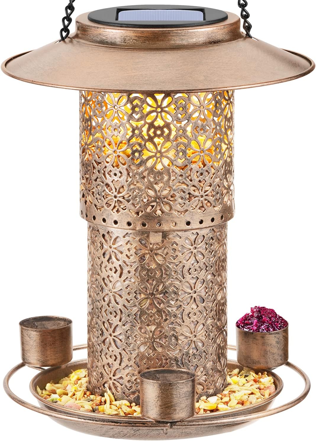 Amazon.com : Outdoor Leisure Products Triple Tube Deluxe Feeder : Patio ...