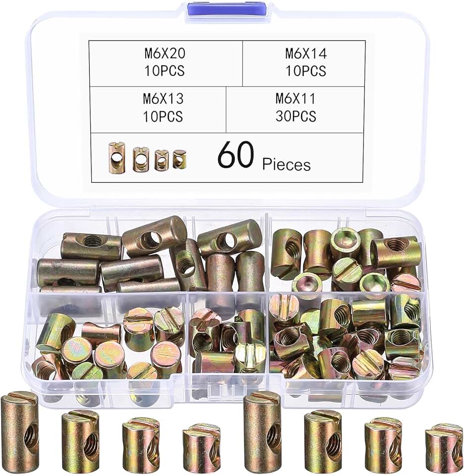 Amazon.co.uk: Barrel Nuts - Barrel Nuts / Nuts: DIY & Tools