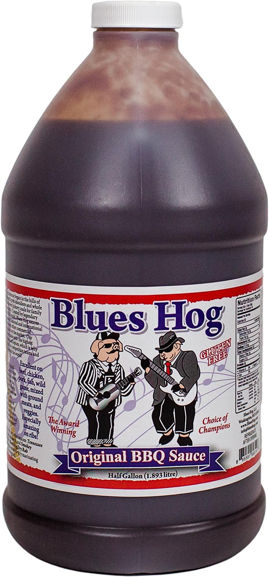 Amazon.com : Blues Hog Original BBQ Sauce (64 oz.) : Grocery & Gourmet Food