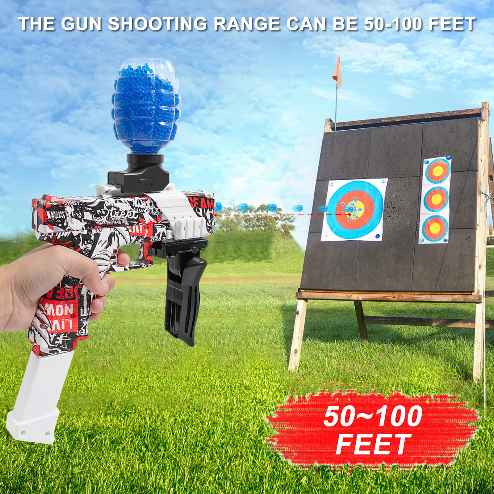 Buy Electric Gel Toy Gun ,Ball Blaster ,Splash Ball Gun Automatic Bead ...