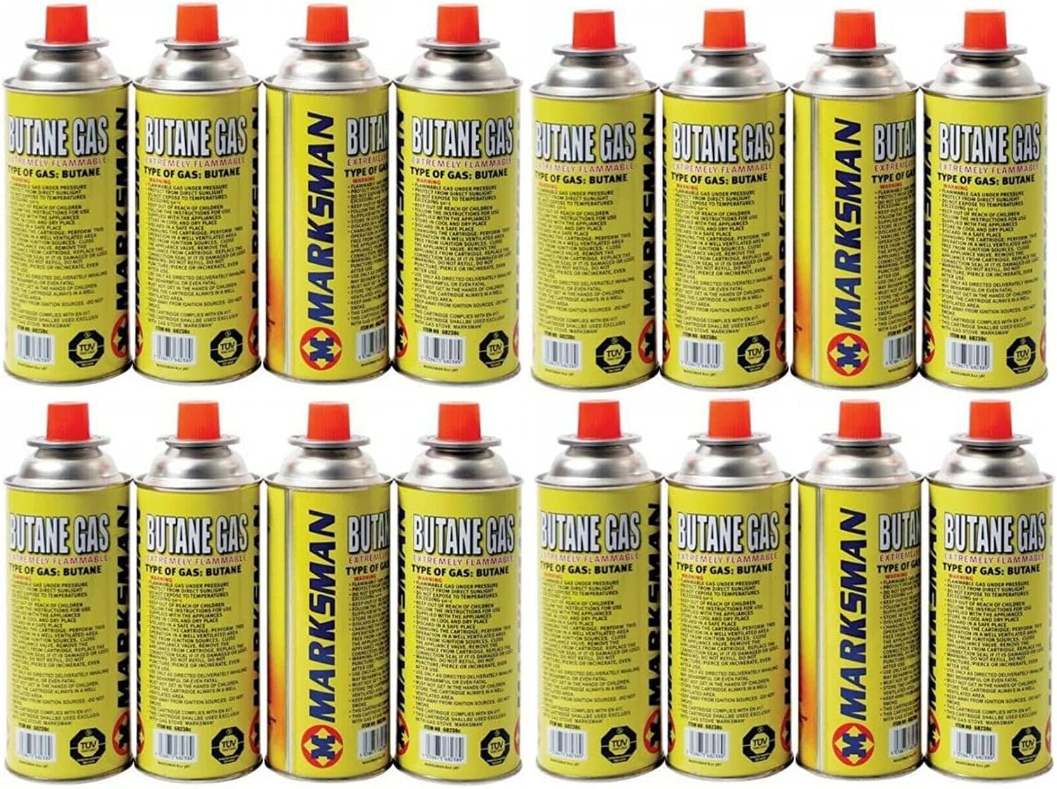 KAYTEX Butane Gas Bottles Canisters for Camping Heater Cooker BBQ Gas ...