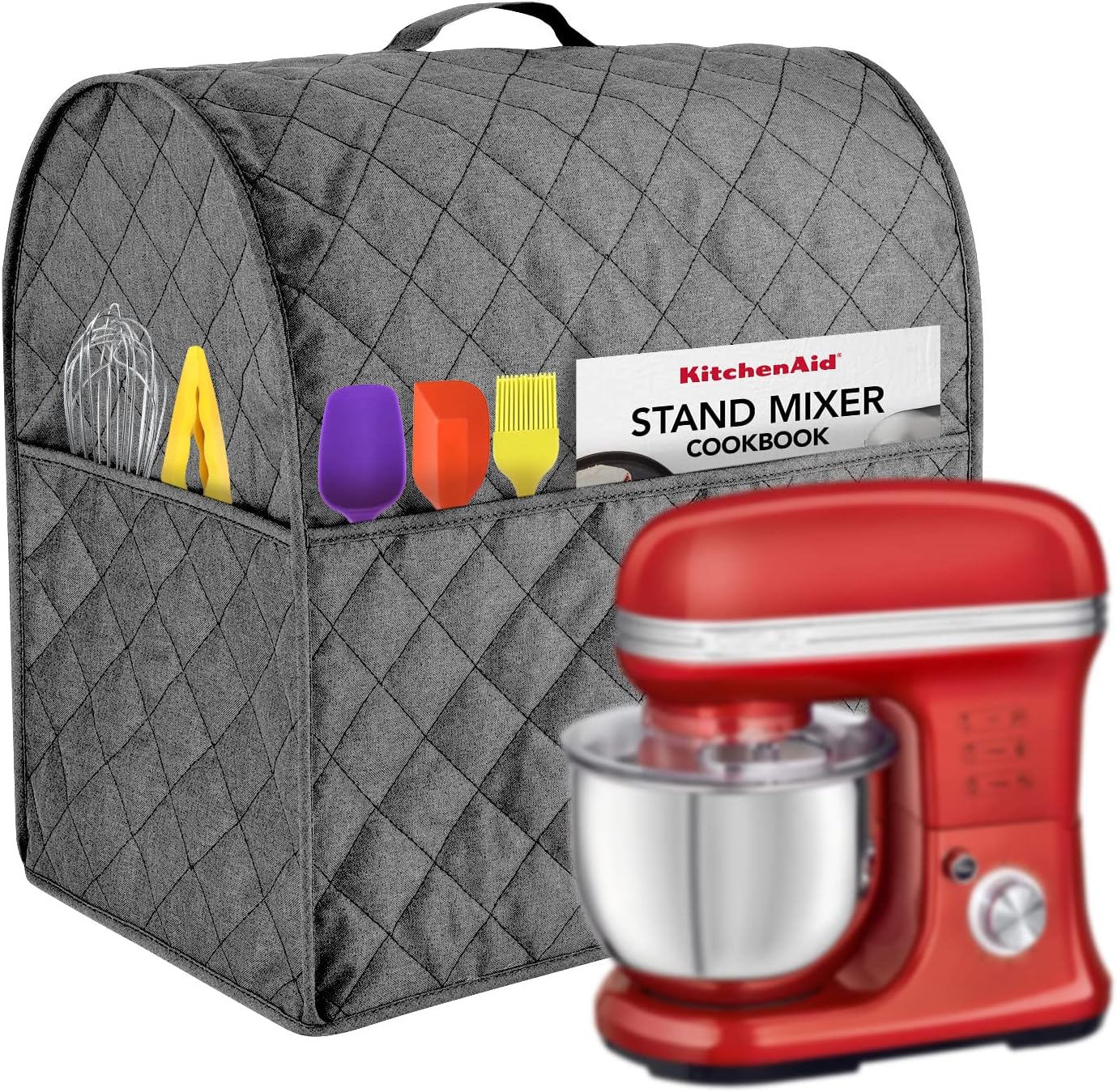 Amazon.com: Stand Mixer Cover compatible with Kitchenaid Mixer, Fits ...