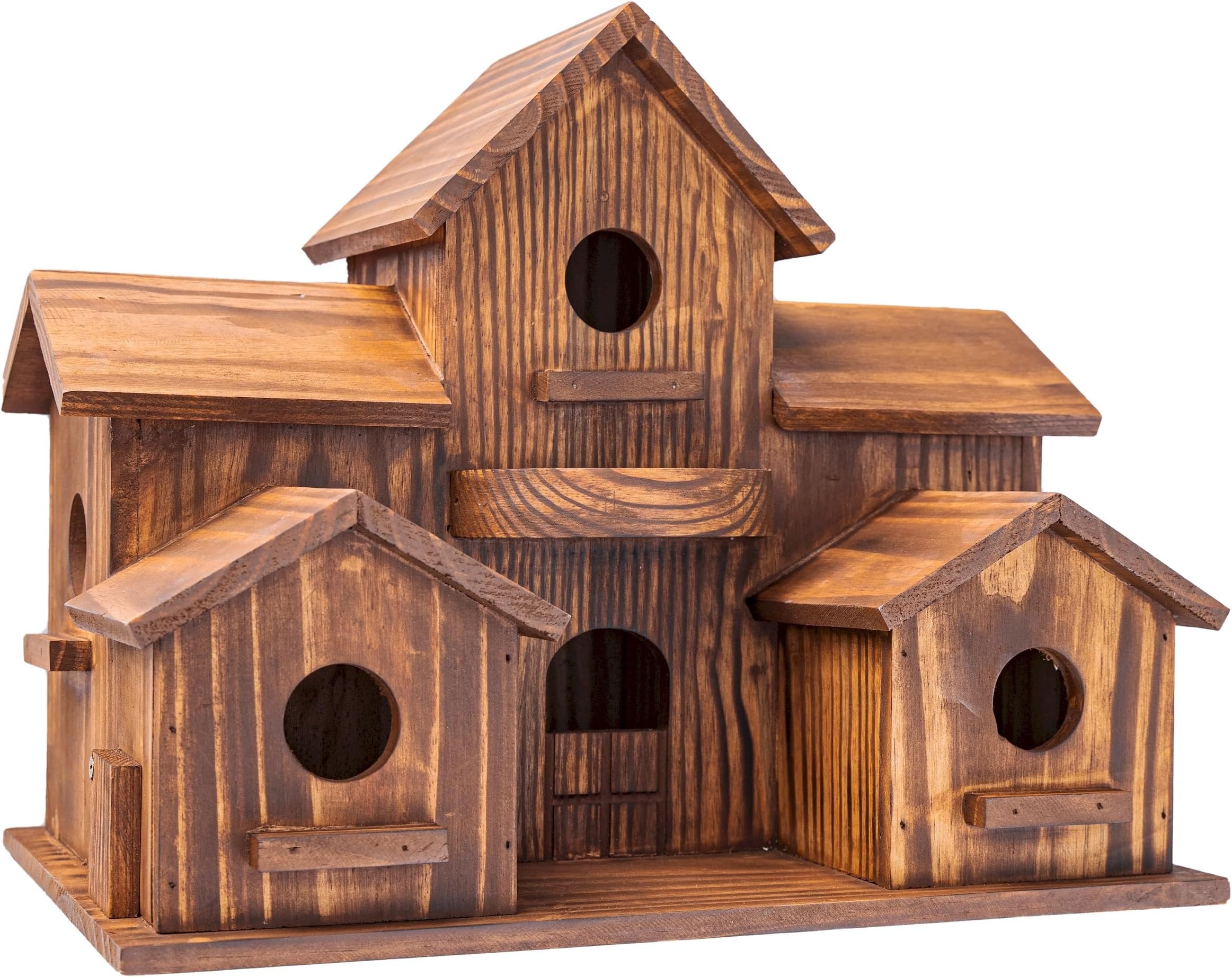 Amazon.com : Wind & Weather Gothic Castle Birdhouse with Metal Dragon ...