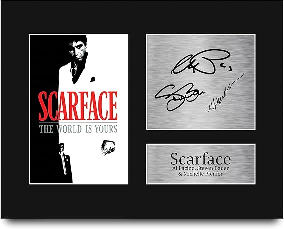 Amazon.com: HWC Trading Scarface Gifts Signed Printed Autograph Al ...