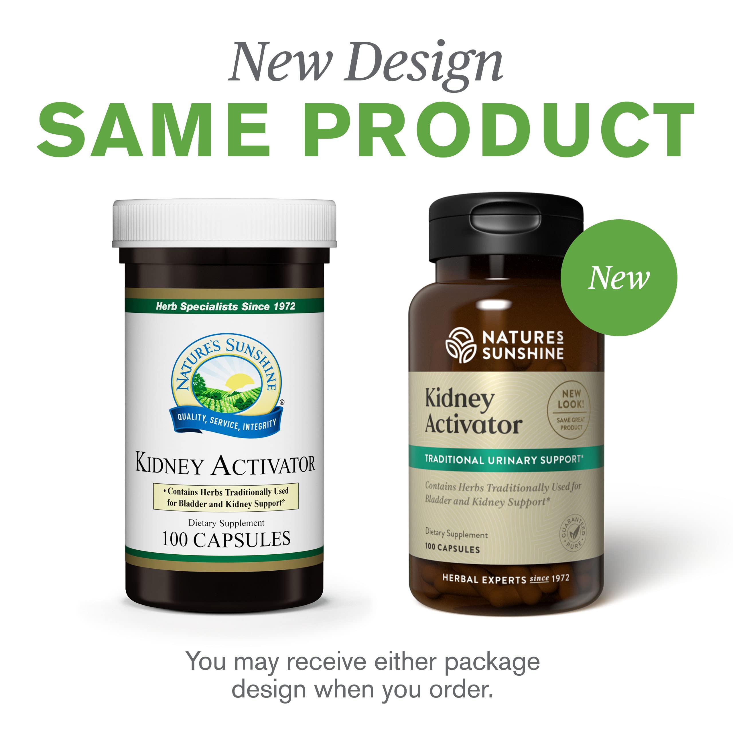 Nature's Sunshine Kidney Activator Capsules, 100 Capsules, Natural ...