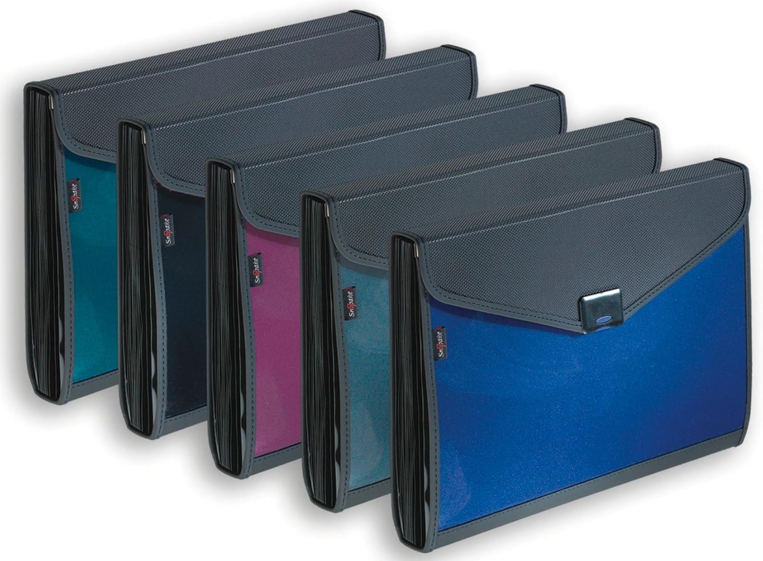 Snopake Foolscap Zeon Expanding Organiser 13-Part - Zeon Assorted (Pack ...