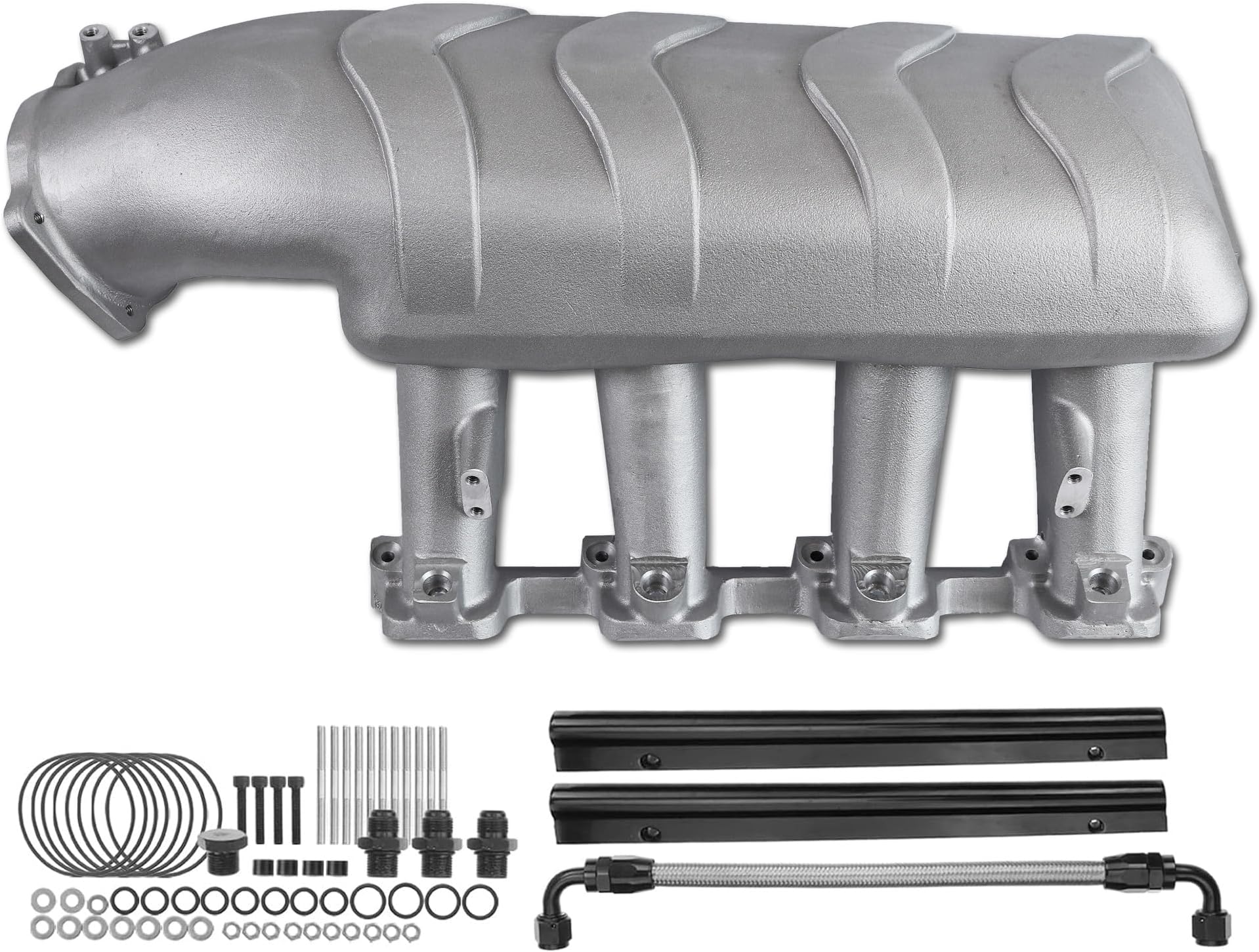 Amazon.com: JEGS Fabricated Intake Manifold | Fits GM LS1, LS2, LS6 ...