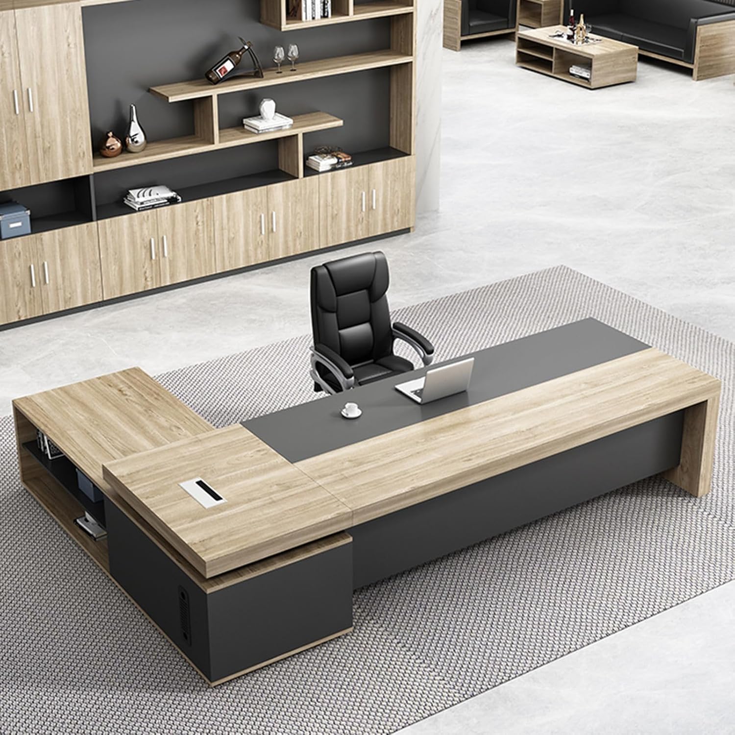 Amazon.com: OUDINI CEO Boss Executive Desk Modern Light Luxury ...