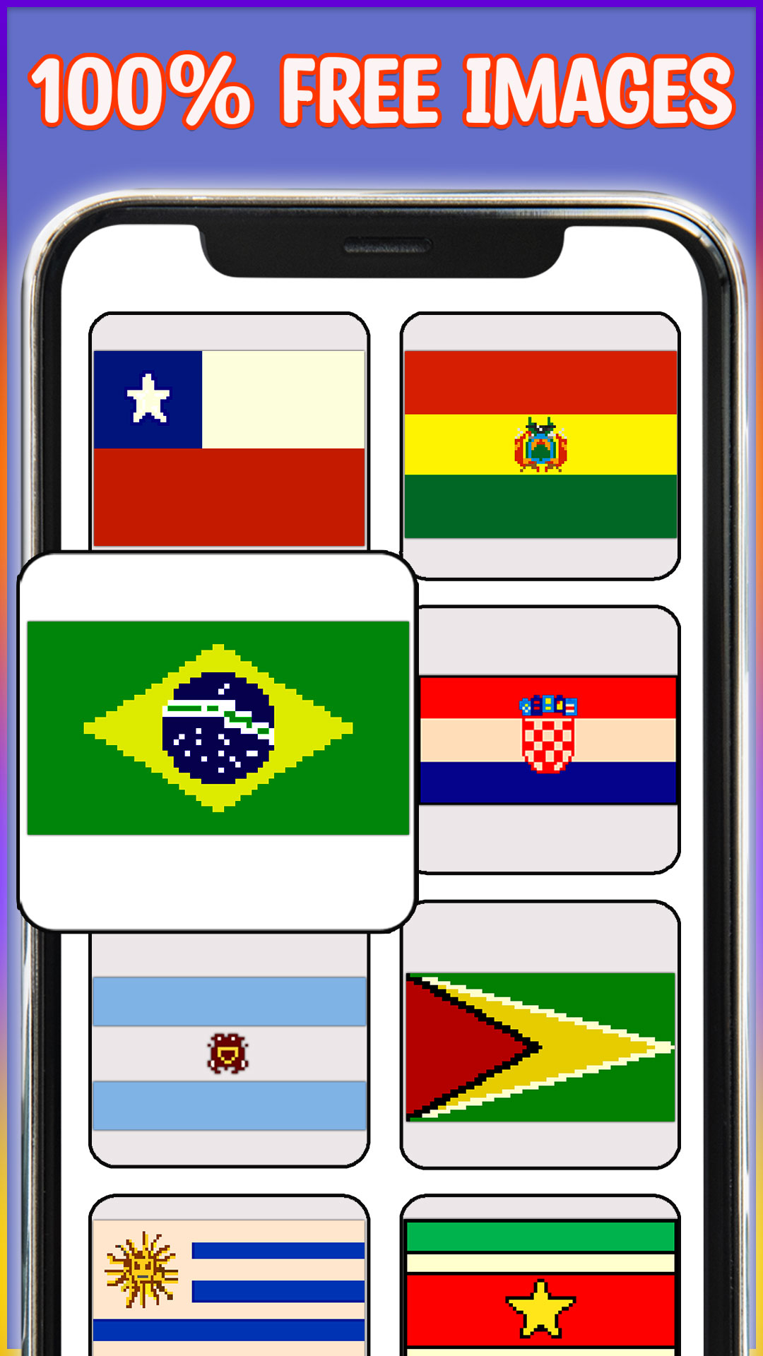 Flags Pixel Art - Coloring Pages - App on Amazon Appstore