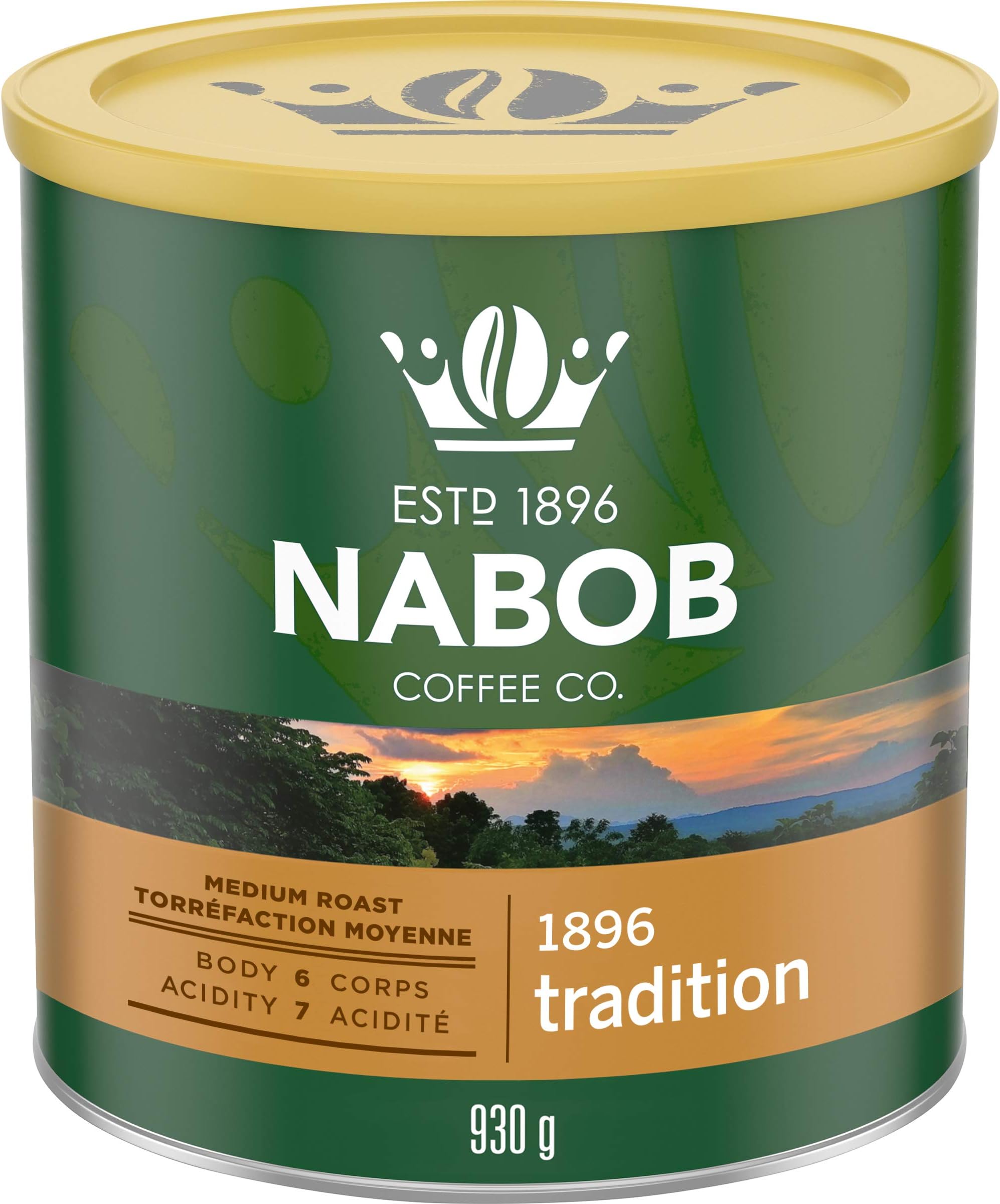 Amazon.com : Nabob Traditional Fine Grind Coffee (930g / 2lbs) Made in ...