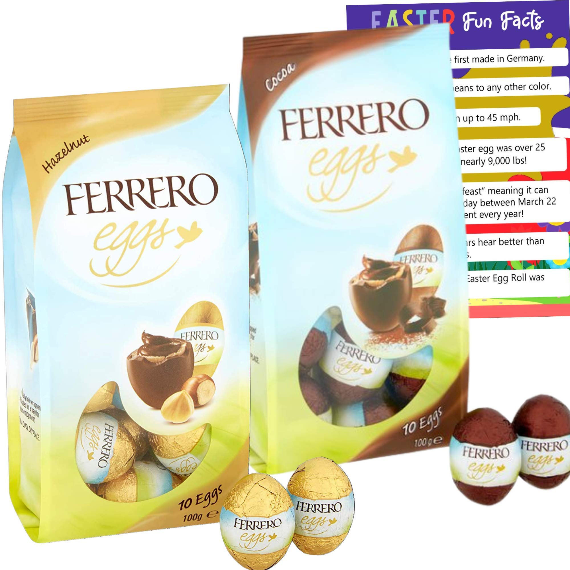 Buy 2 x 100g Ferrero Rocher Easter Egg Cocoa | Ferrero Rocher Easter ...