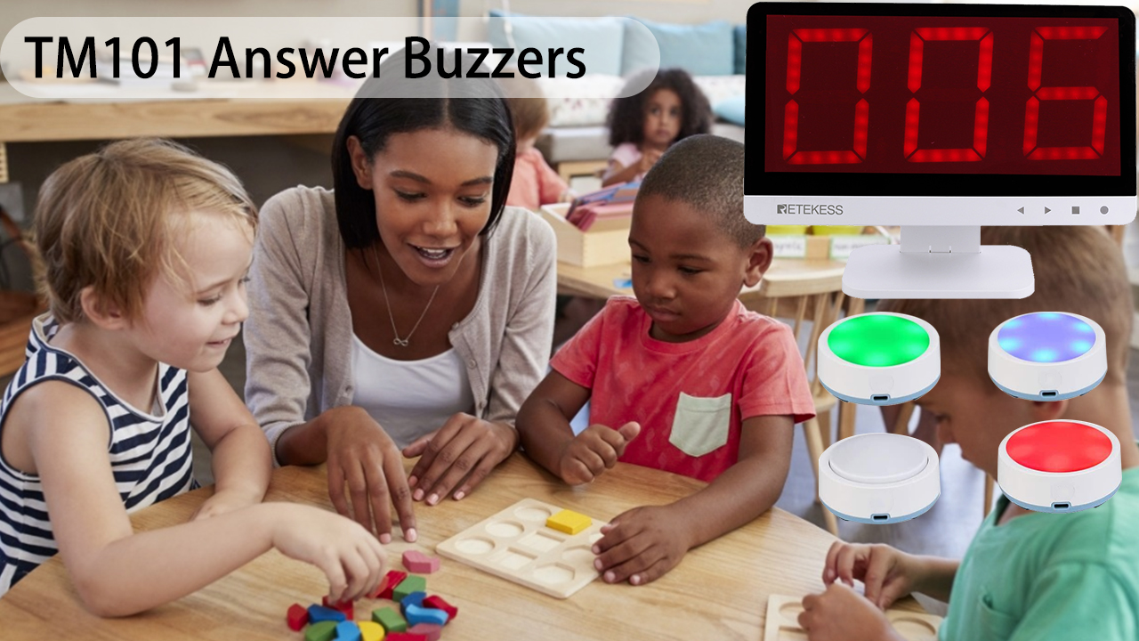Watch How to use Retekess TM101 wireless answer buzzers on Amazon Live