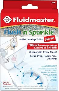 Fluidmaster 8300 Flush 'n Sparkle Automatic Toilet Bowl Cleaning System ...