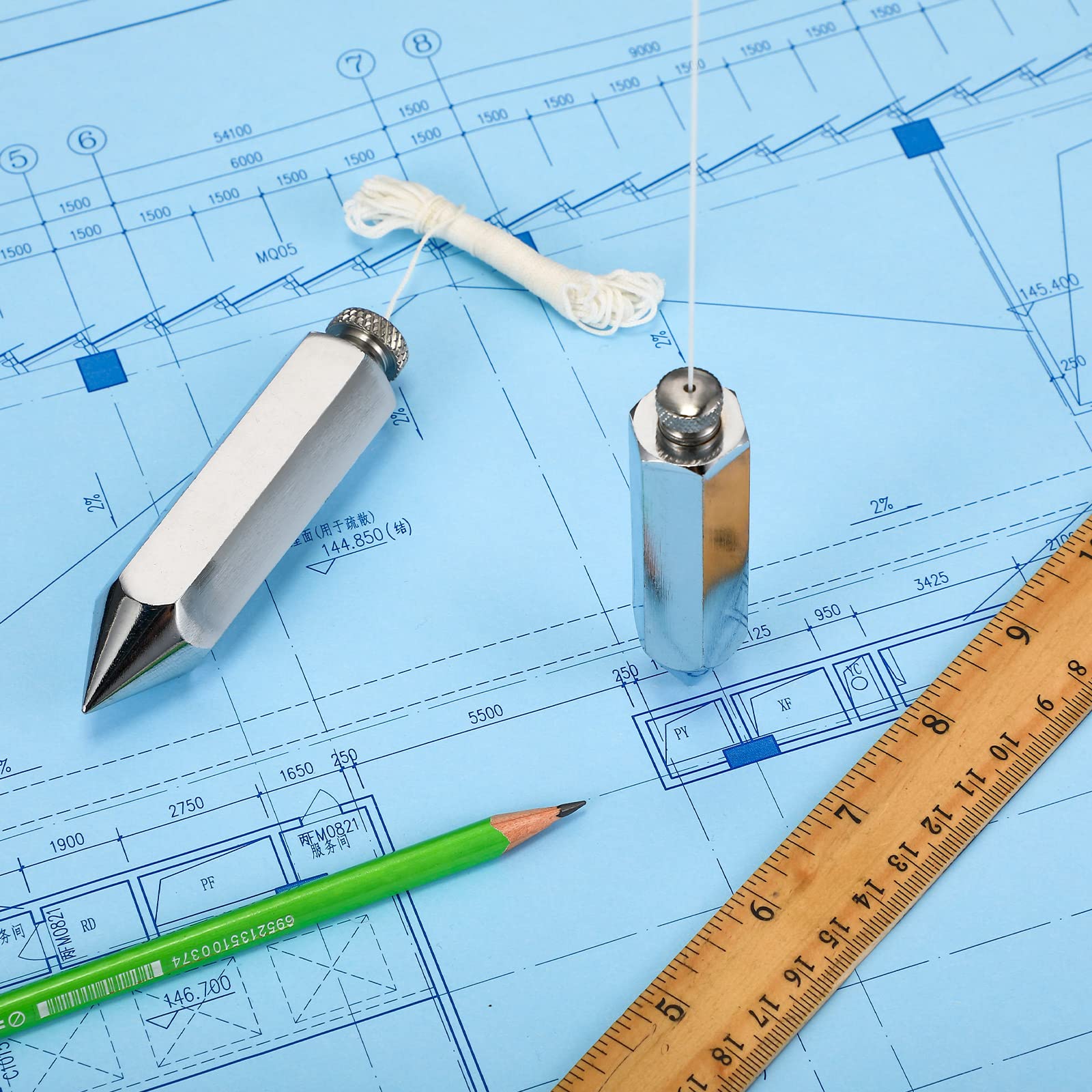 Plumb Line String Plumb Bob For Masonry, Carpentry And Surveying ...