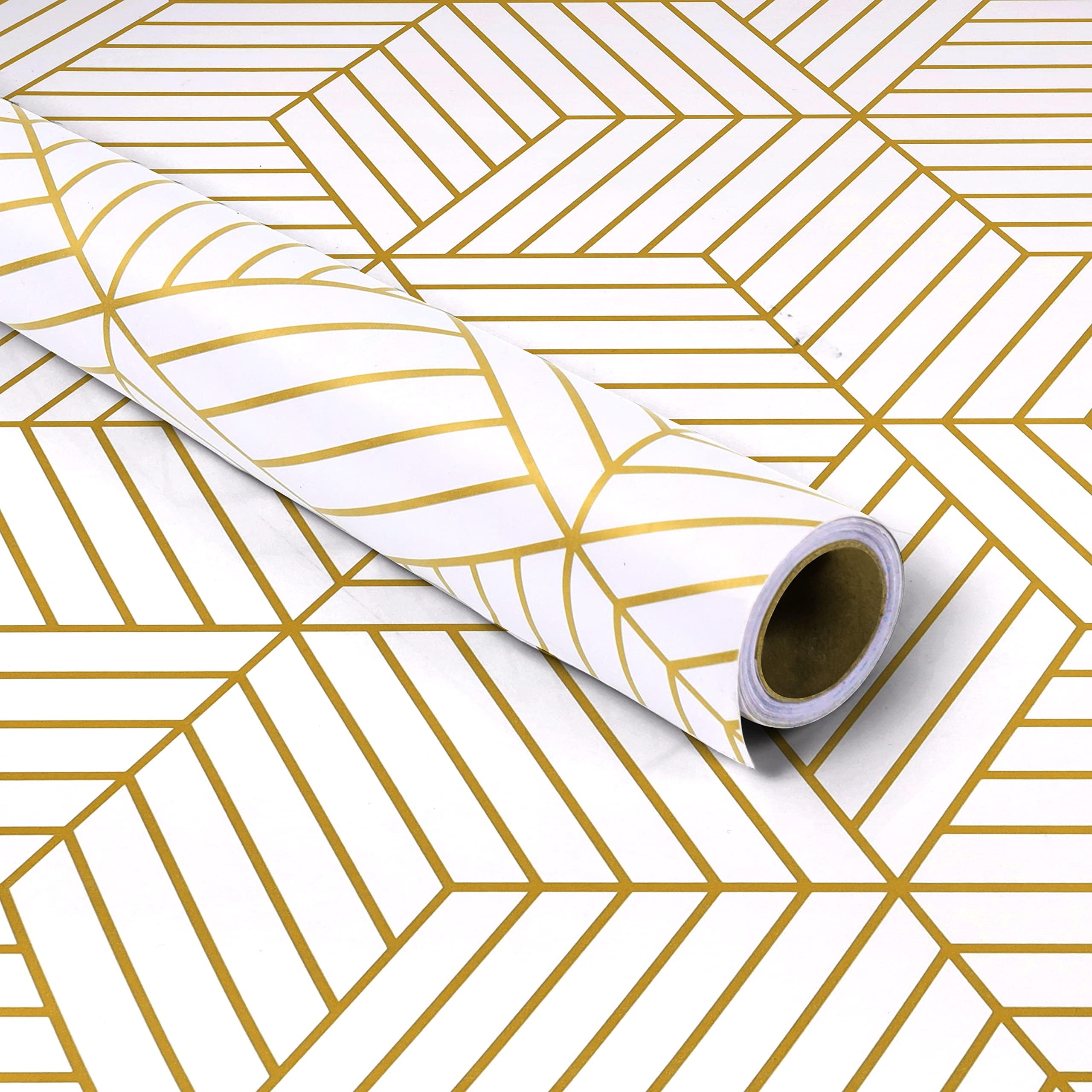 Belle Vous Rouleau Adhesif Decoratif PVC avec Motifs Géométriques ...