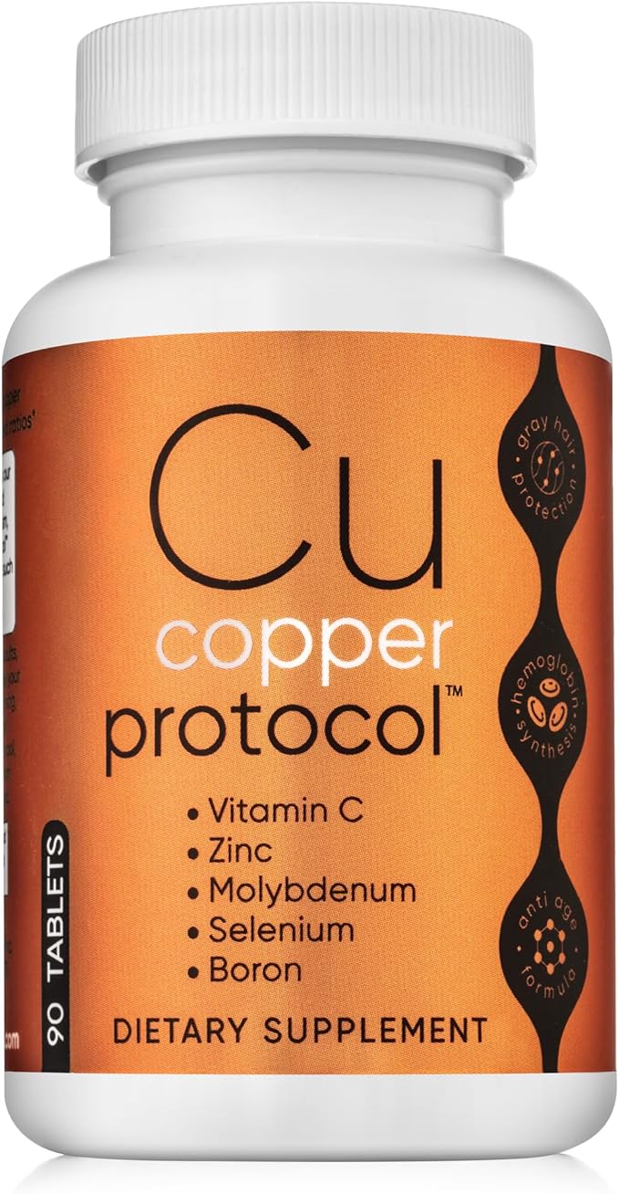 Amazon.com: Copper Protocol Copper Supplements for Women and Men (90 Capsules) Boosts Energy ...