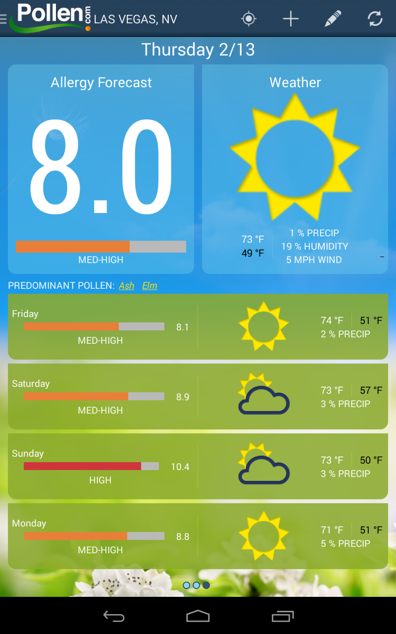 Allergy Alert by Pollen.com - App on Amazon Appstore