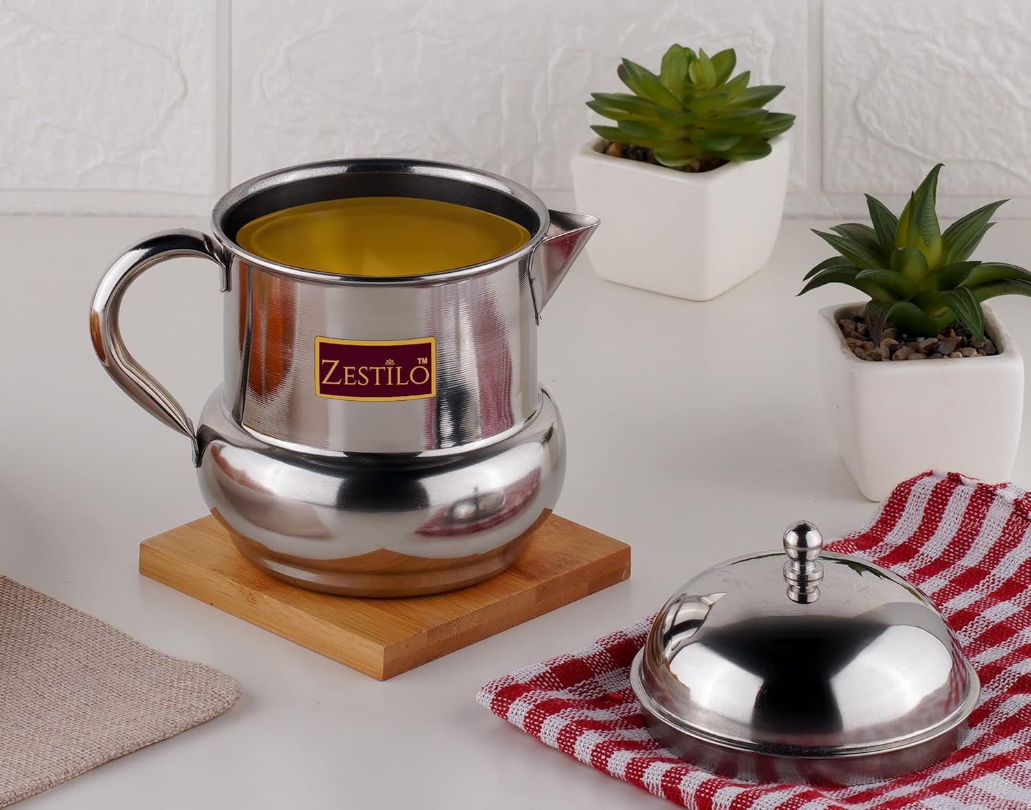 ZESTILO oil dispenser,600 ml capacity, oil containers for kitchen steel ...