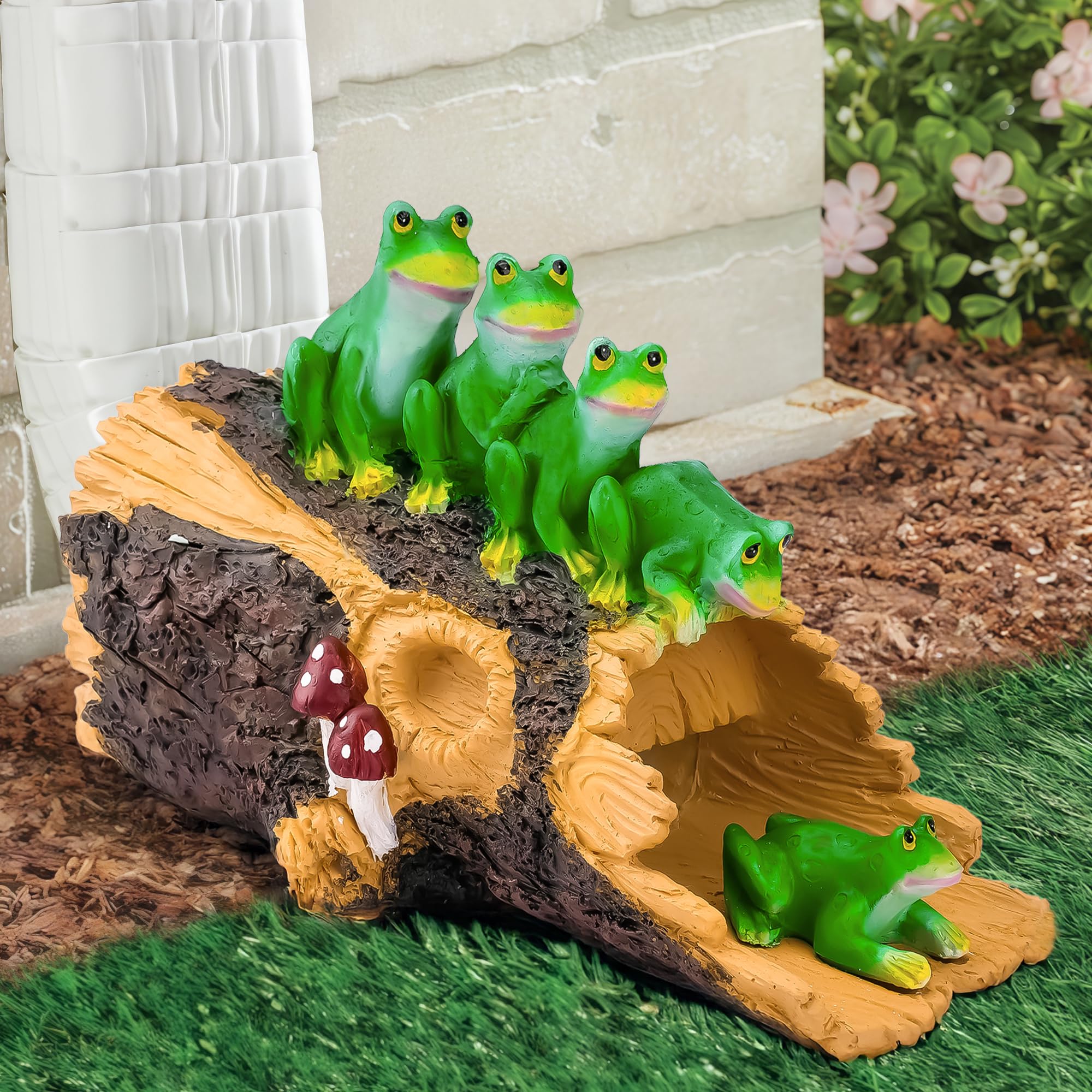 Snapklik.com : Frogs Gutter Downspout Extender Statue, Outdoor Decor ...