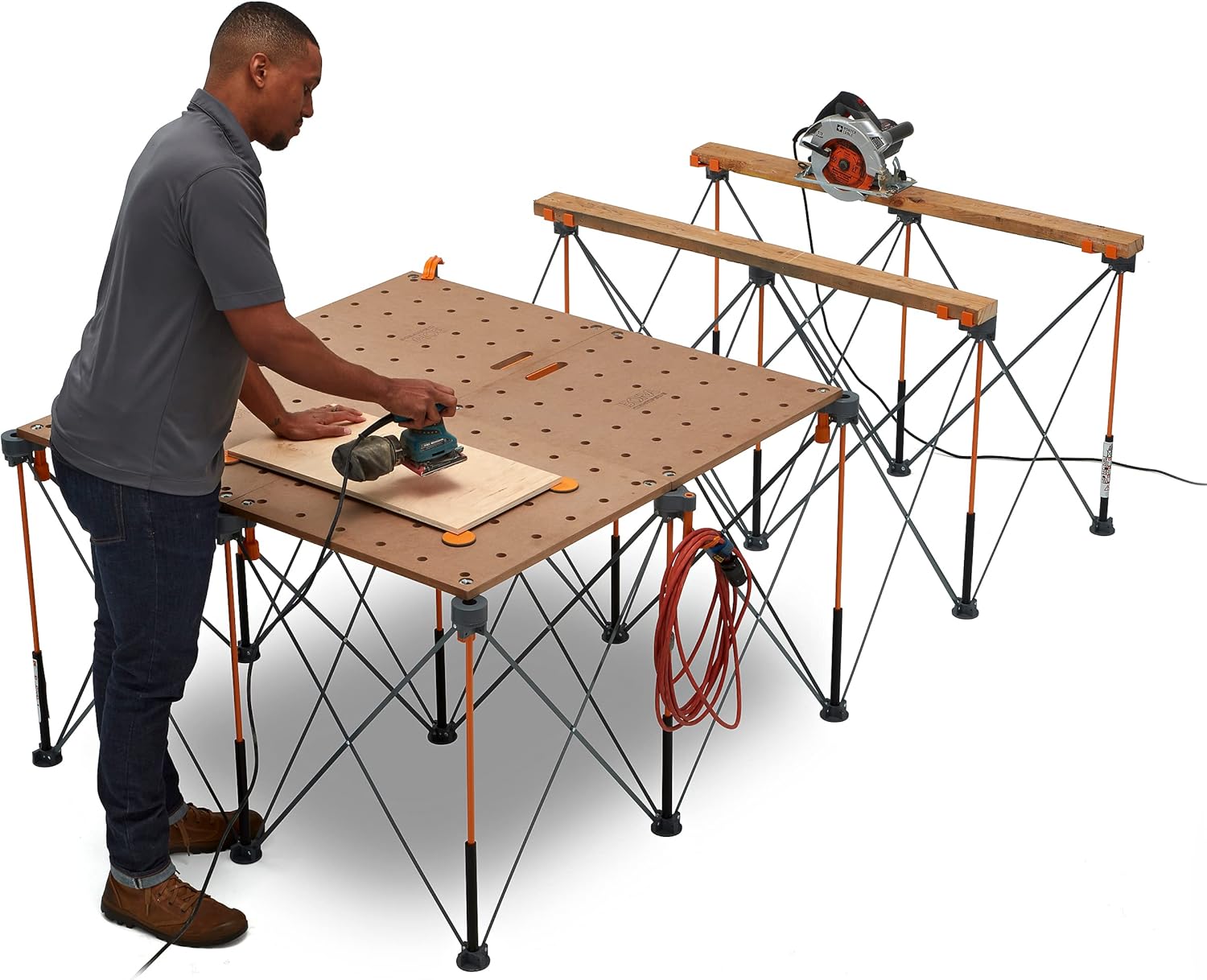 Buy Bora Centipede 4x8 15-Strut Work Stand and Portable Table | XL ...