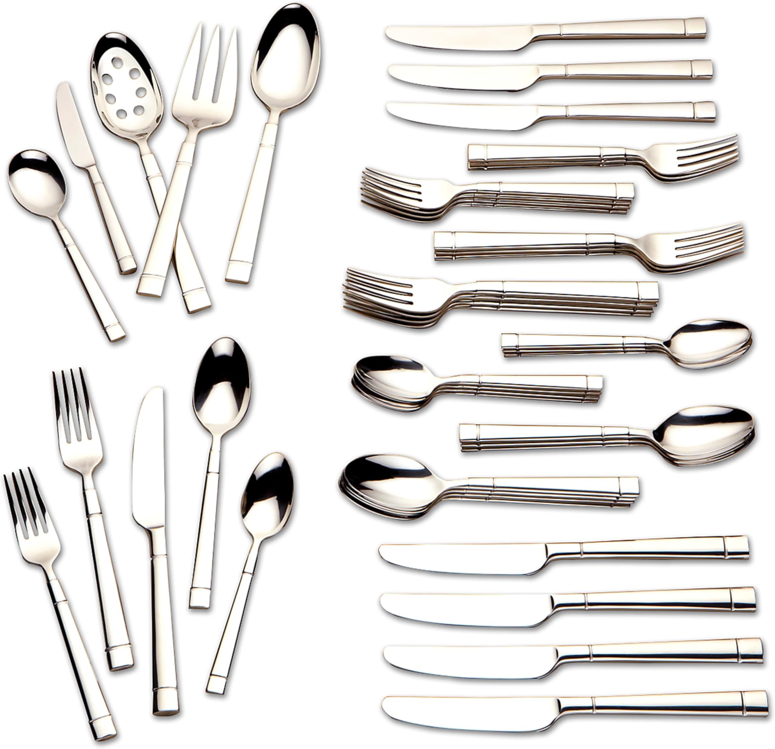 Amazon.com: Kate Spade New York Fair Harbor Flatware Set, 18/10 ...