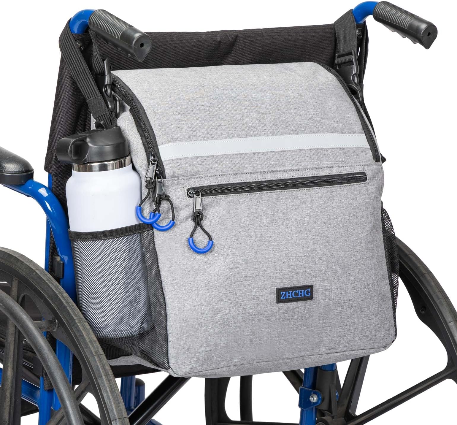 Amazon.com: ZHCHG Wheelchair Bags, Wheelchair Backpack with Cup Holder ...