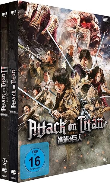 Attack on Titan - Film 1&2 - Bundle, 2 DVD: Amazon.co.uk: -, Higuchi ...