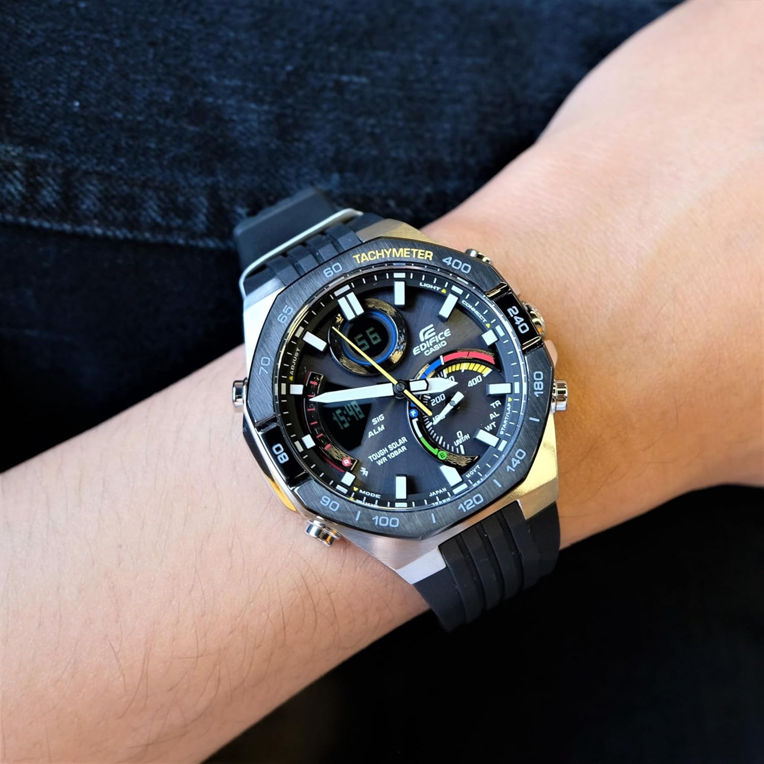 Casio Orologio Analogico Digitale al Quarzo Uomo con Cinturino in ...