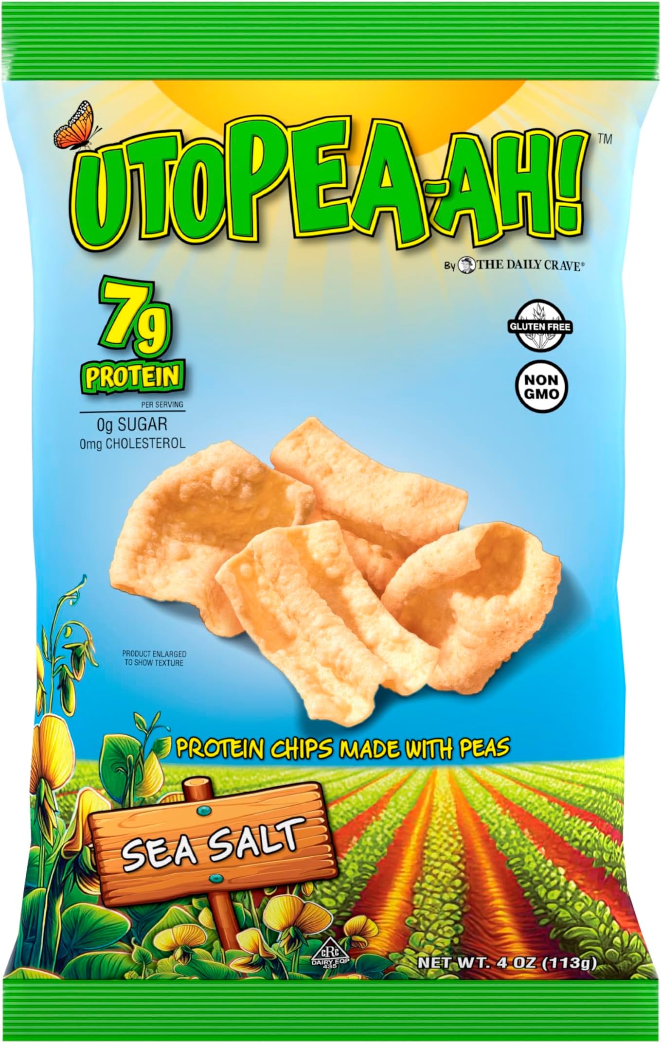 Amazon.com: The Daily Crave Sea Salt Utopeah-ah Protein Chips – Gluten ...