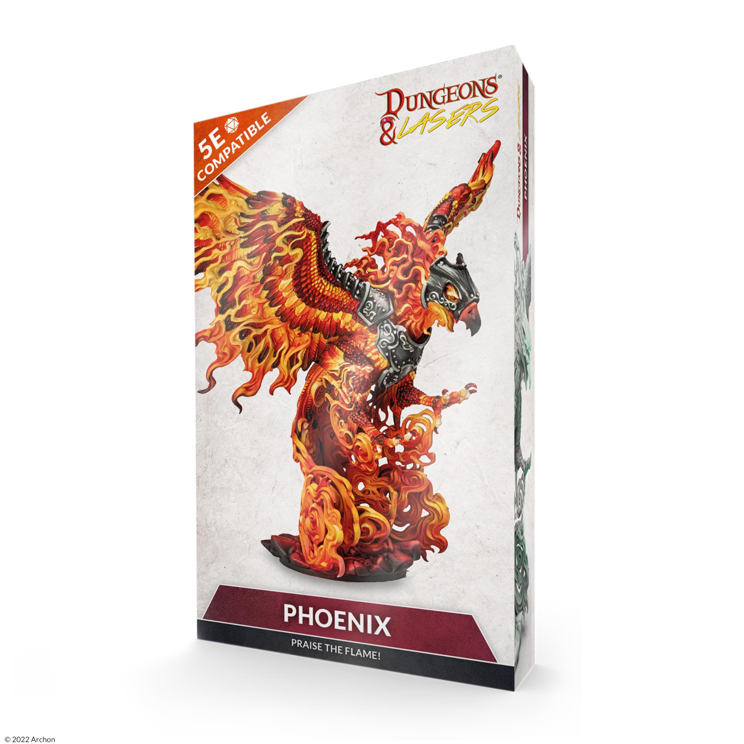 Amazon.com: Dungeons & Lasers Phoenix Miniature Figure - 6.1" Height ...