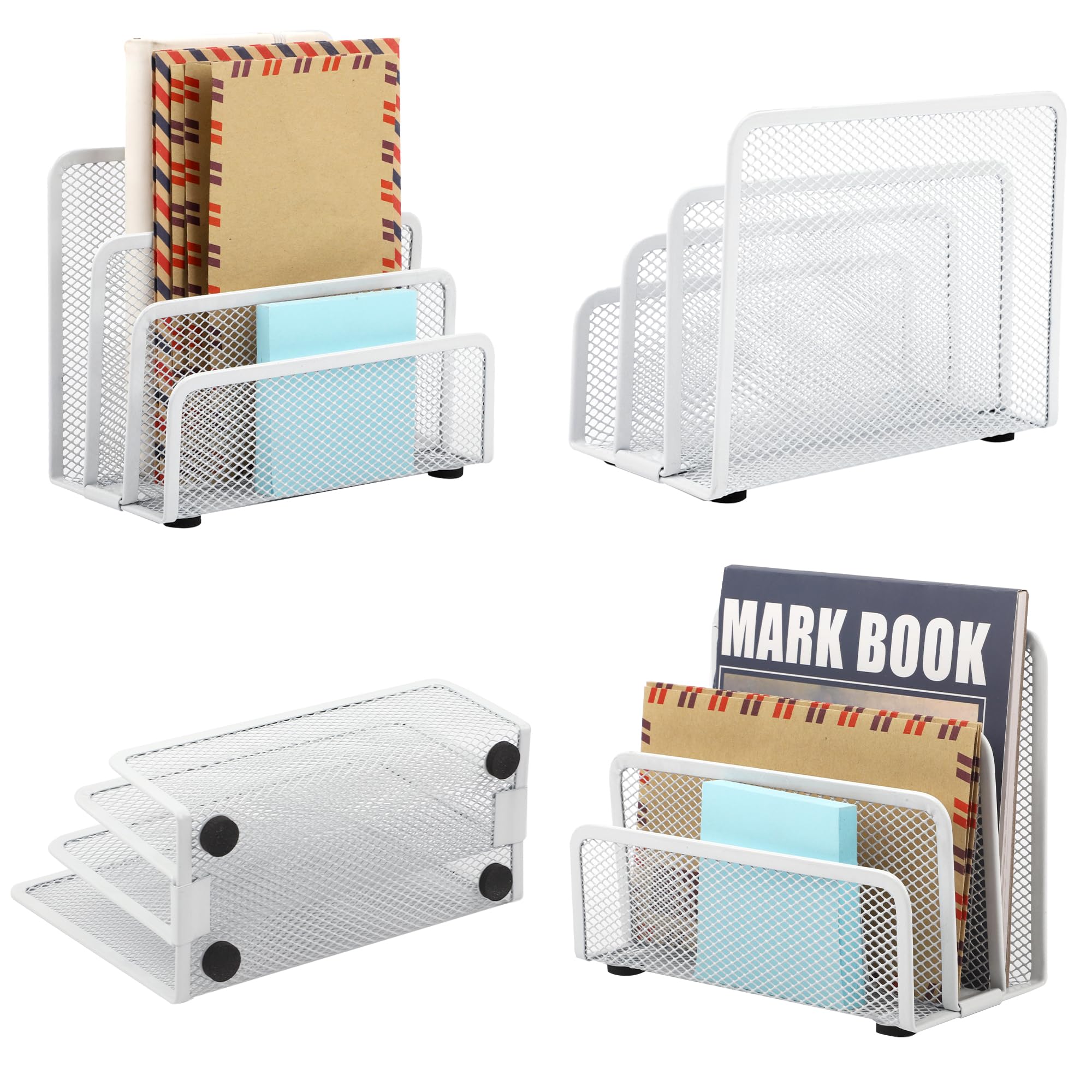 Snapklik.com : EASEPRES Desk Mail Organizer, Office Small Desktop Metal ...