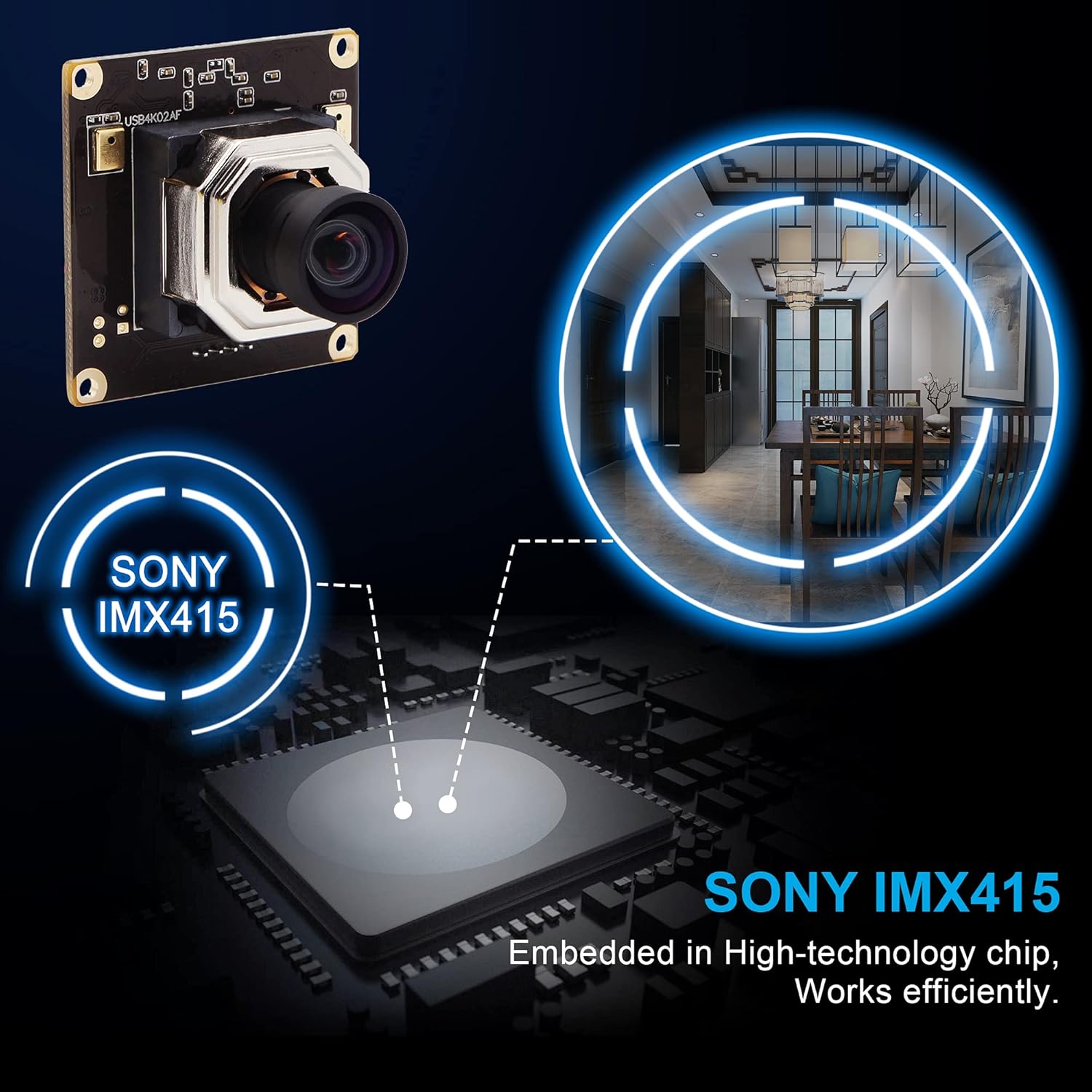 G 4K Autofocus Usb Camera Module Dual Microphone Webcam,Ultra HD 2160p ...