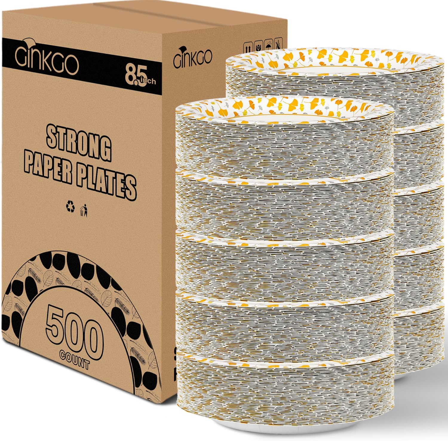 Amazon.com: Daily Chef Heavy Duty 9" Paper Plate (600ct.) : Health ...