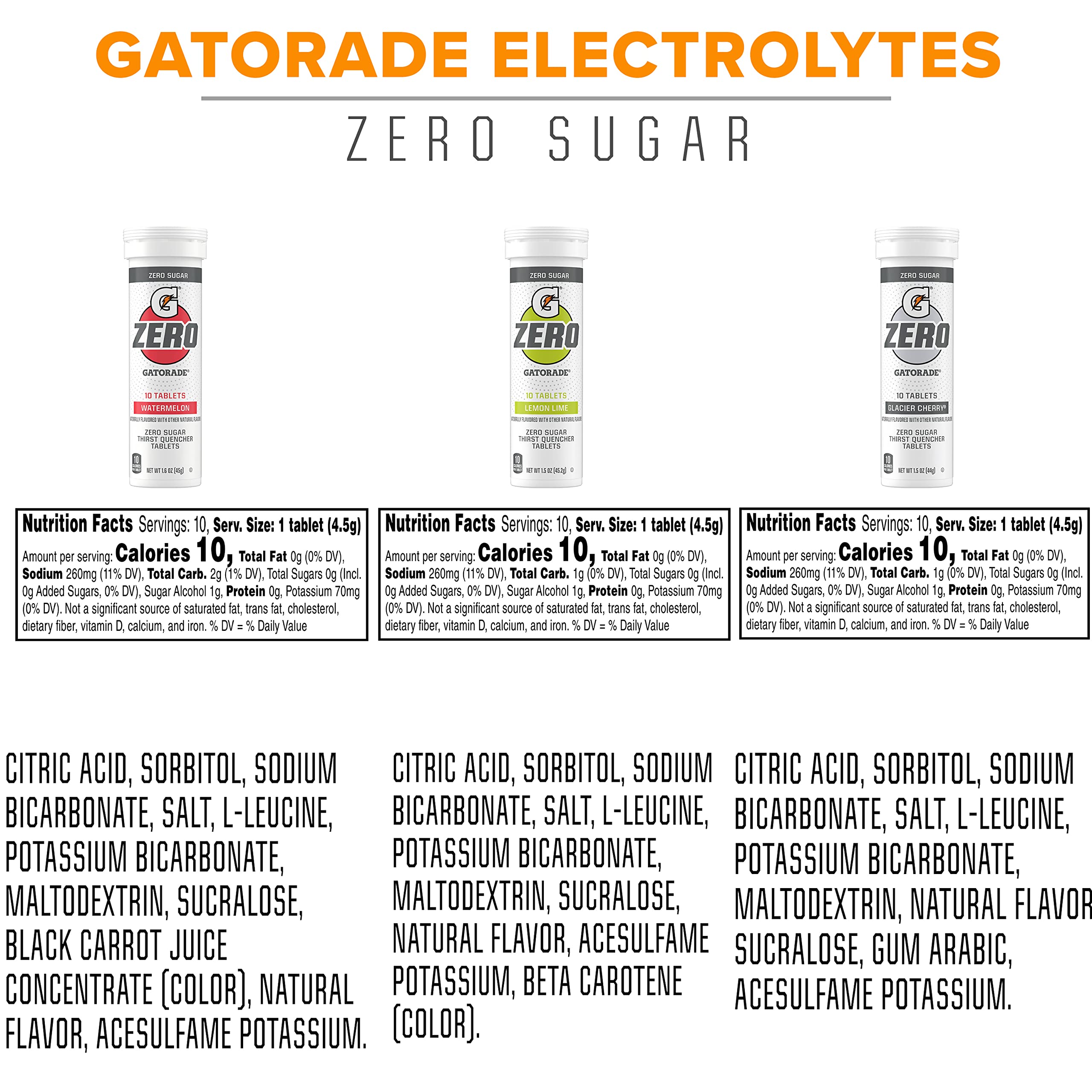 Snapklik.com : Gatorade Zero Tablets: Zero Sugar, All The Electrolytes ...