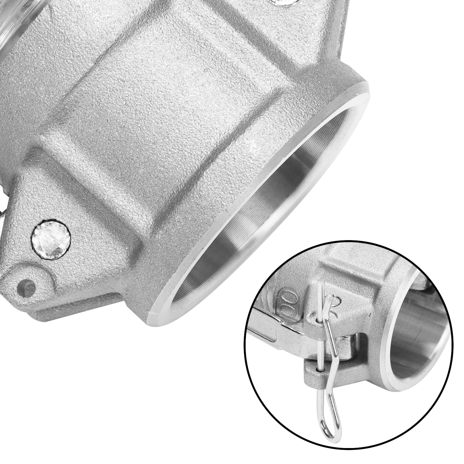 Snapklik.com : DERPIPE Aluminum PartB Camlock Fitting - 1" Female Cam ...