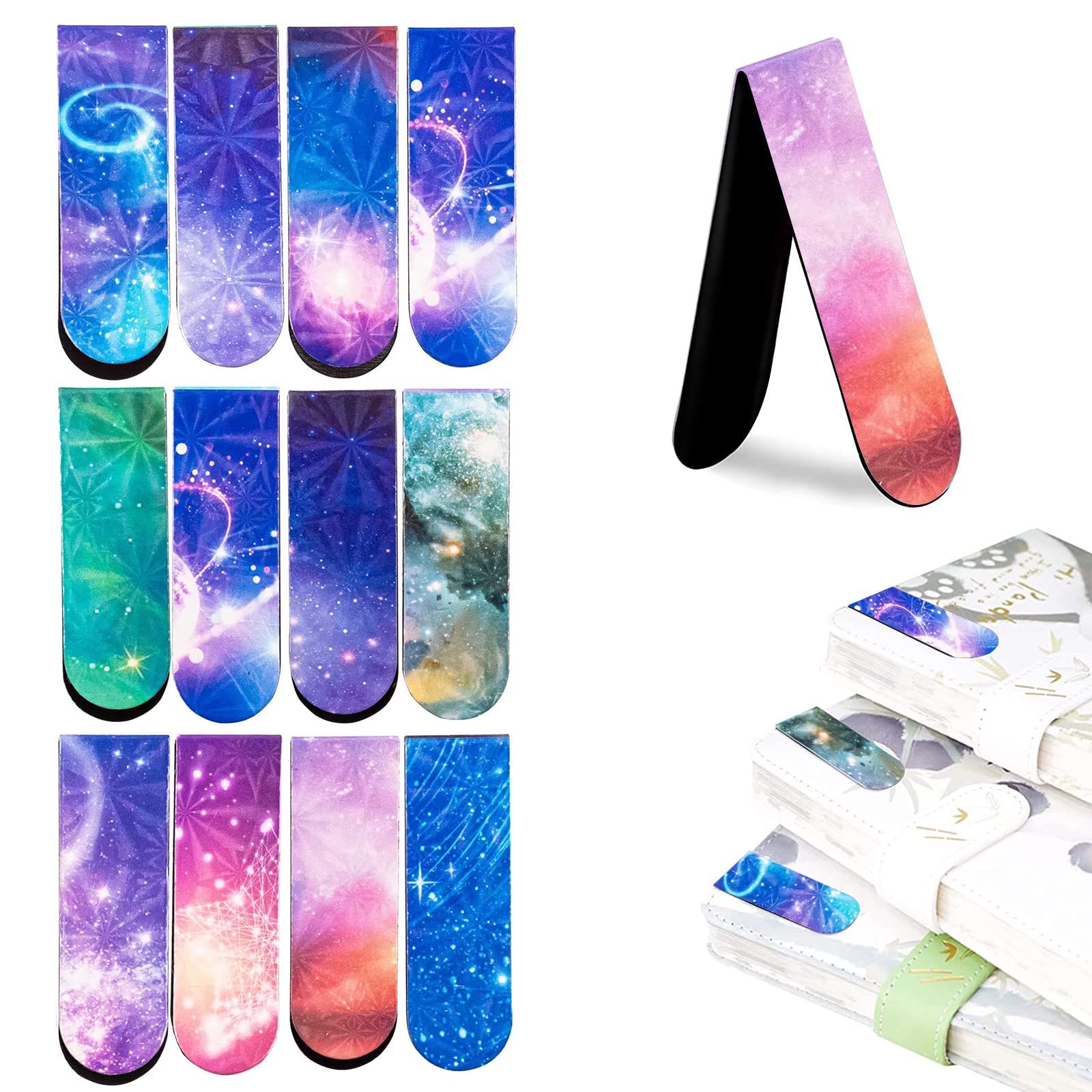 Buy Magnetic Bookmarks, Bookmarks for Children, Pack of 12 Personalised ...