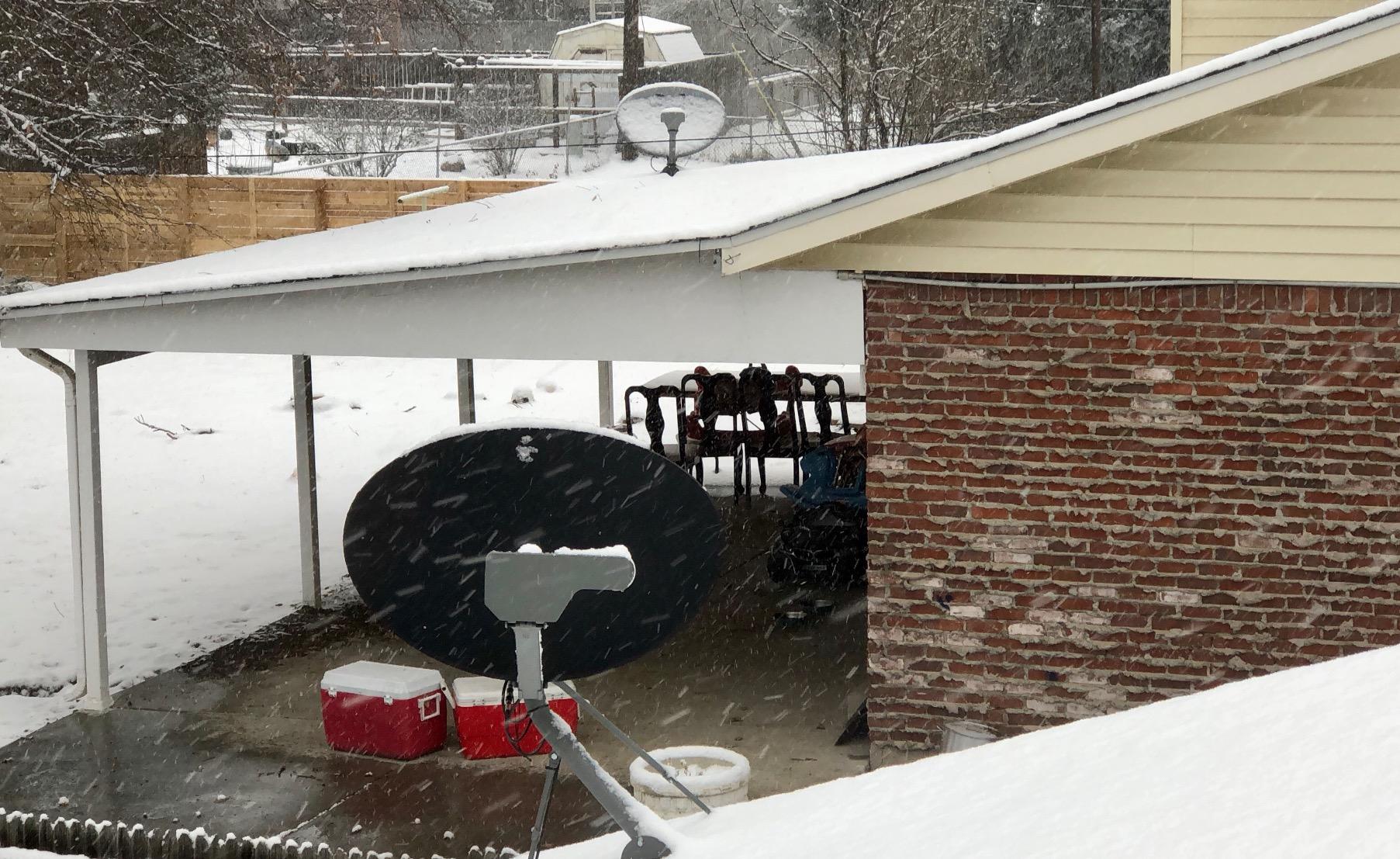 Amazon.com: (Black) Satellite Dish Cover - Snow and Ice Protection for ...