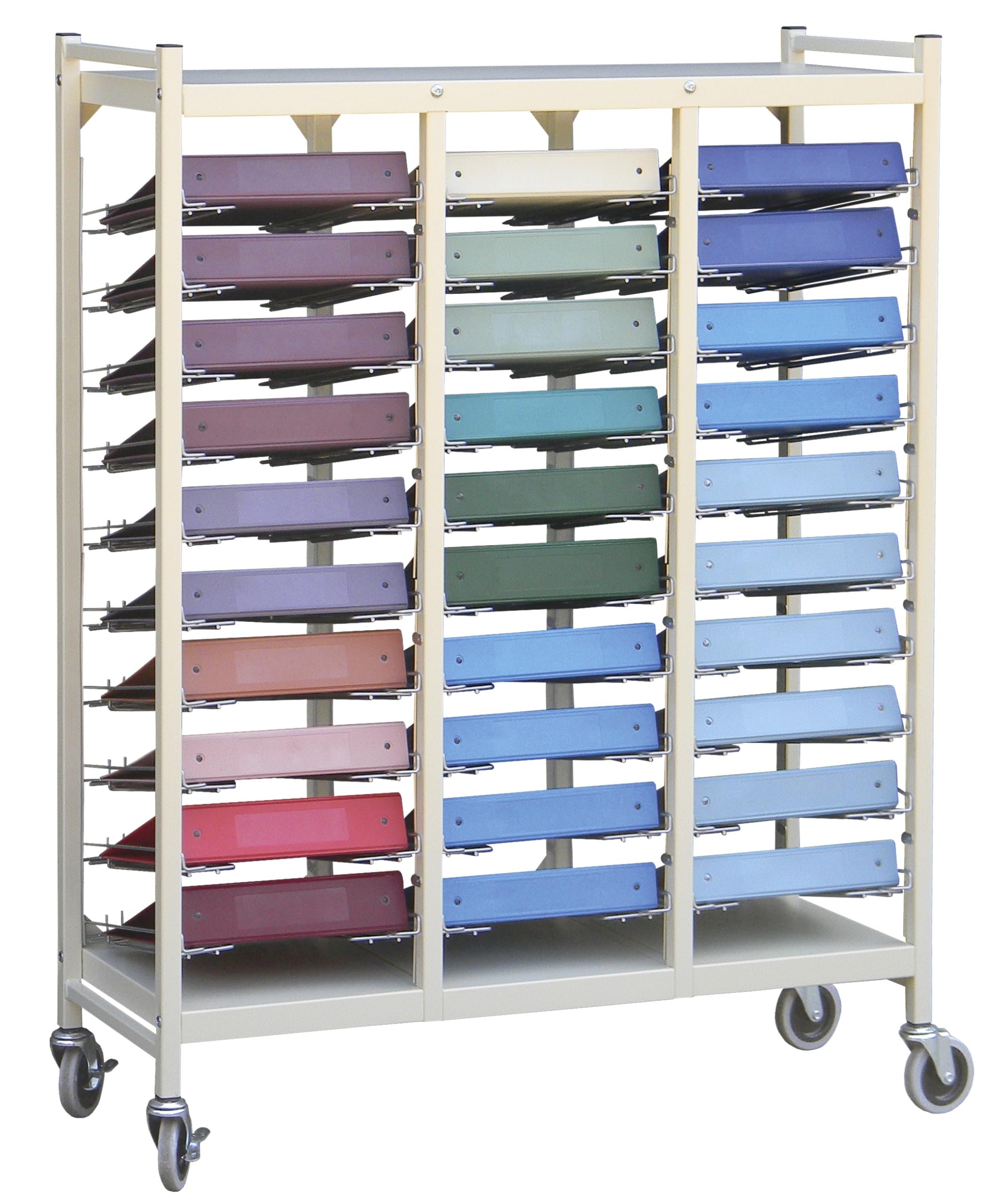 Amazon.com: American Made Medical Chart Organizer Rack on Wheels ...