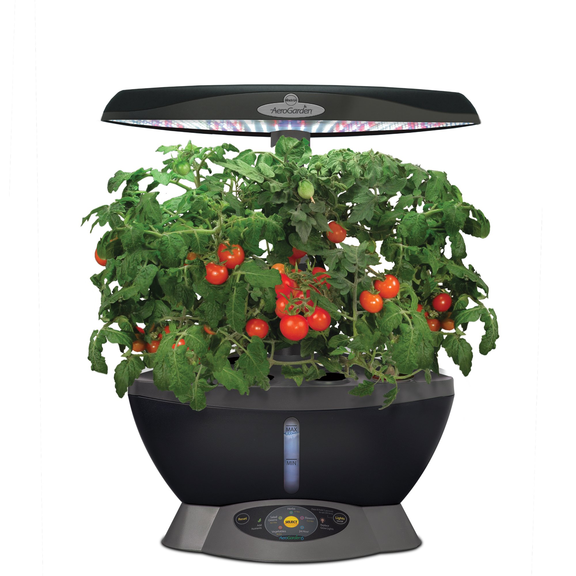 miracle-gro aerogarden harvest 6-pod garden with 6 seed pods
