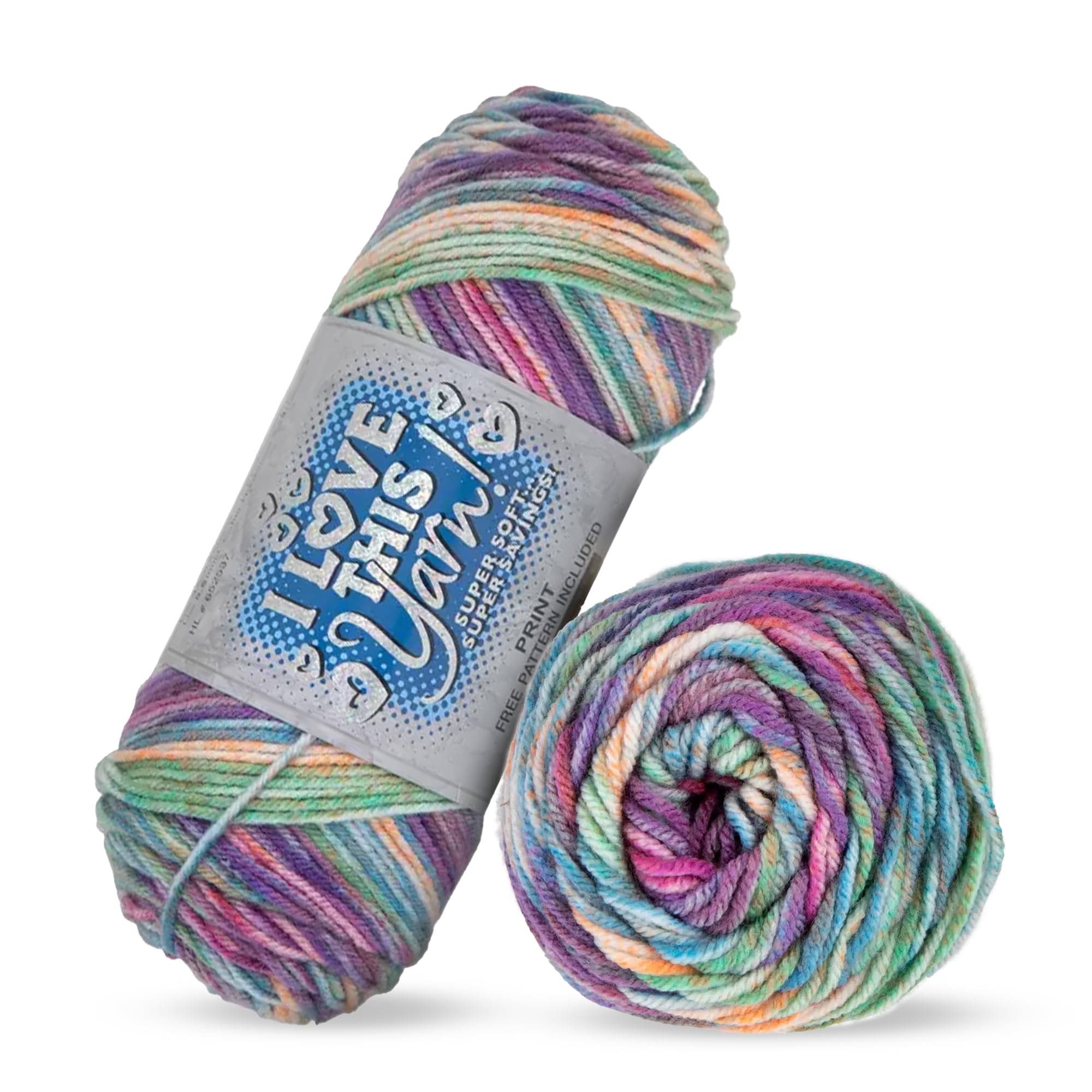 Amazon.com: I Love This Yarn Medium Yarn for Crocheting & Knitting ...