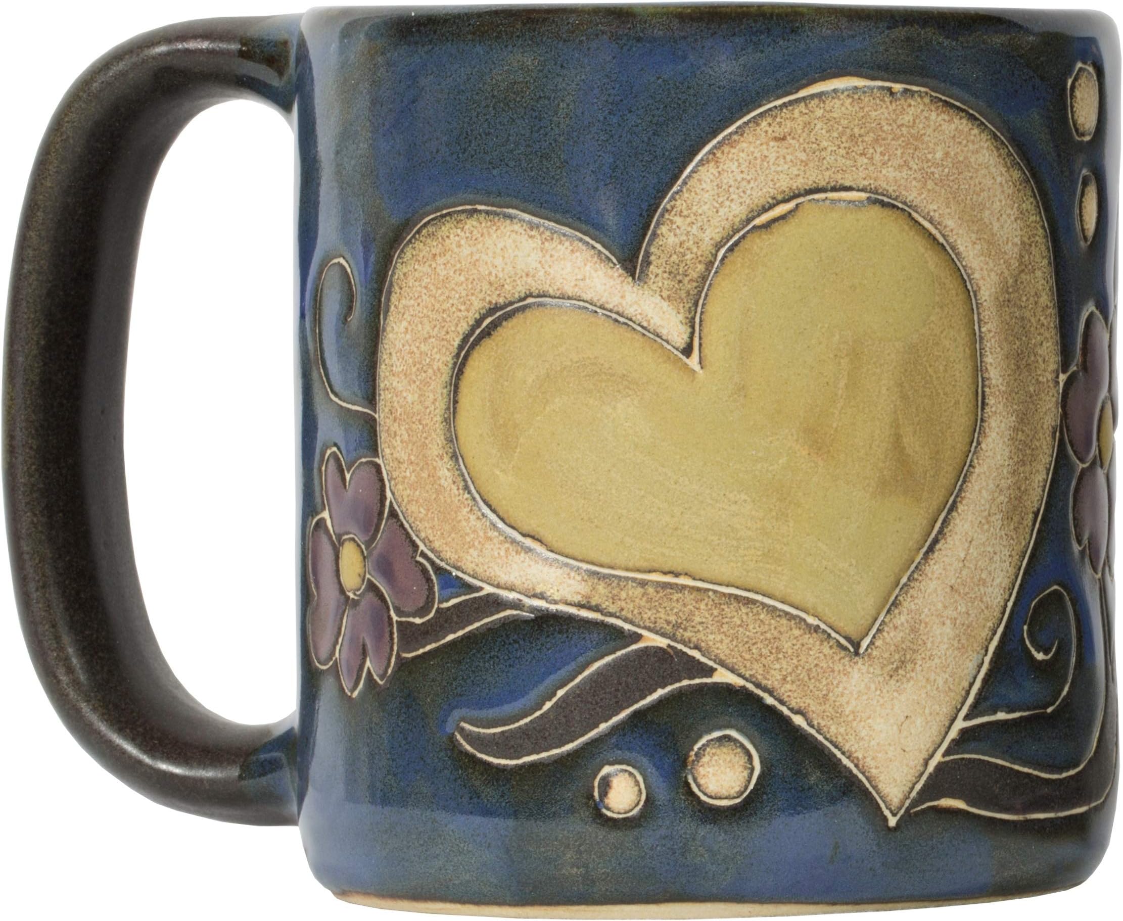 Amazon.com | Mara Stoneware 16 oz. Heart of Gold: Coffee Cups & Mugs
