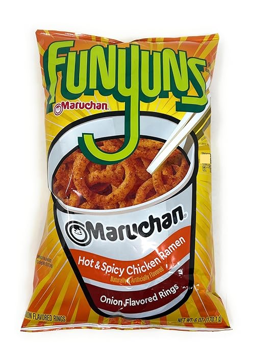 Amazon.com: Funyuns Maruchan hot & spicy chicken ramen onion flavored ...