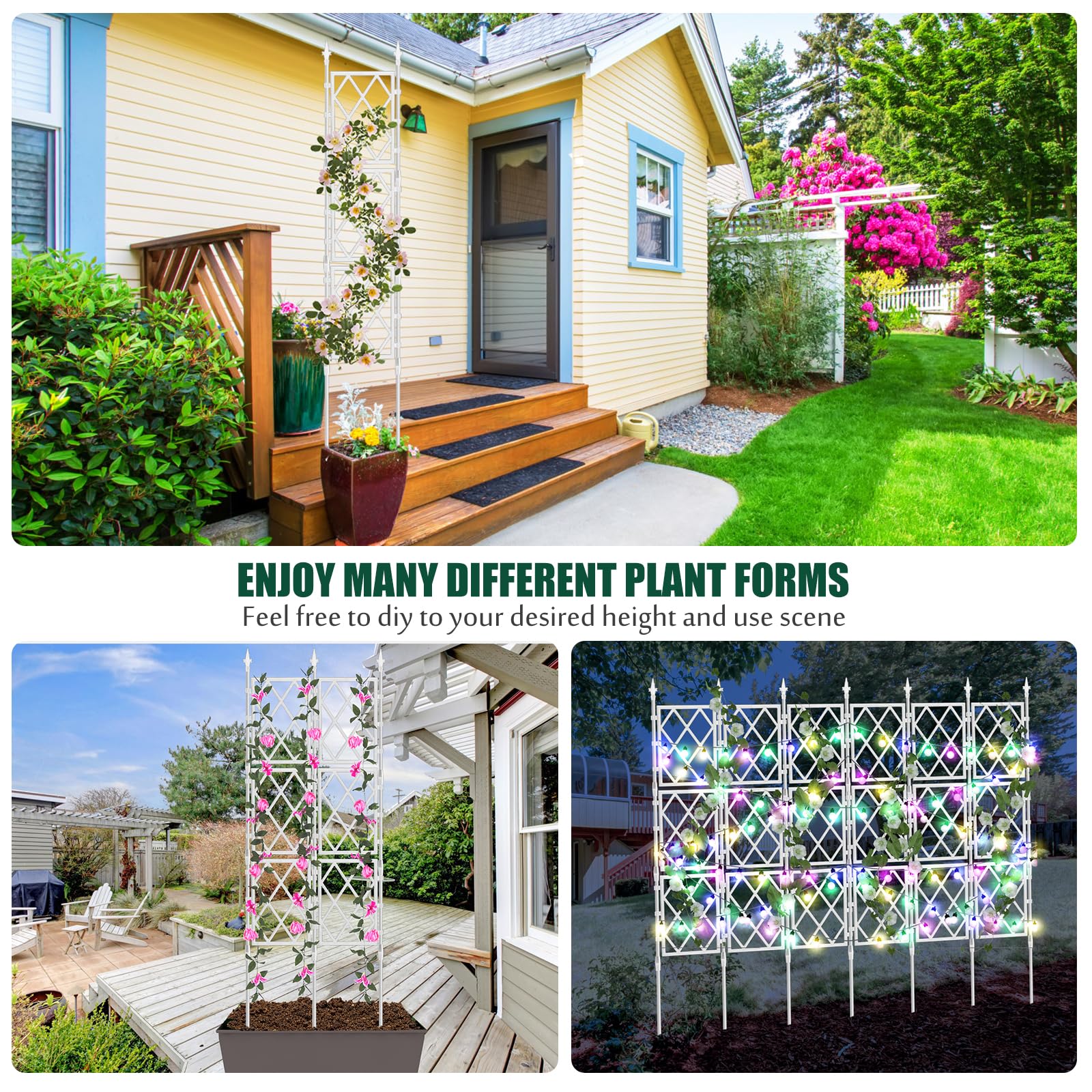 Snapklik.com : WellSign 5.25FT Trellis For Climbing Plants Outdoor ...