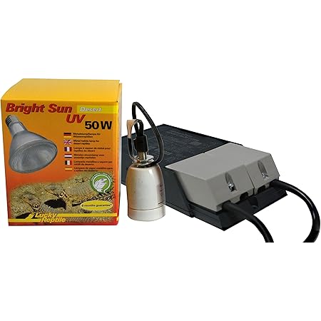 Lucky Reptile Bright Sun UV Jungle - 50 W Metalldampflampe für E27 Fassungen - Terrarium Lampe ...