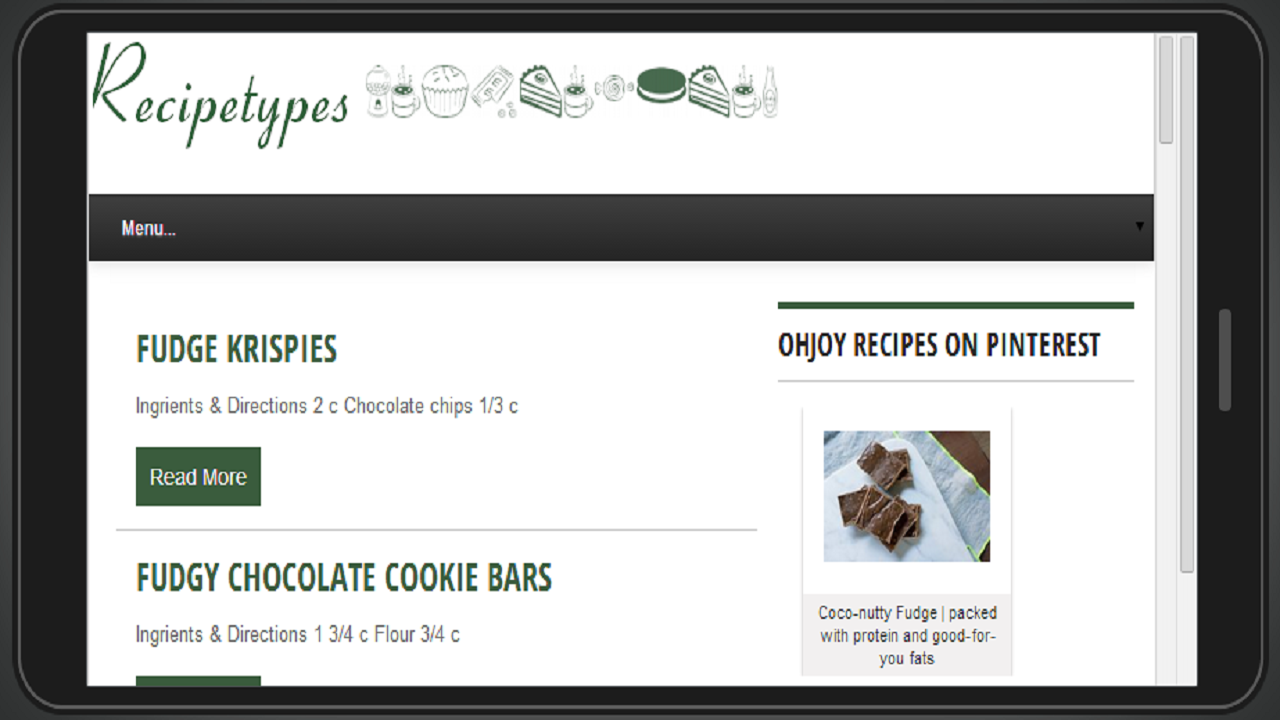 Recipe Types - App on Amazon Appstore