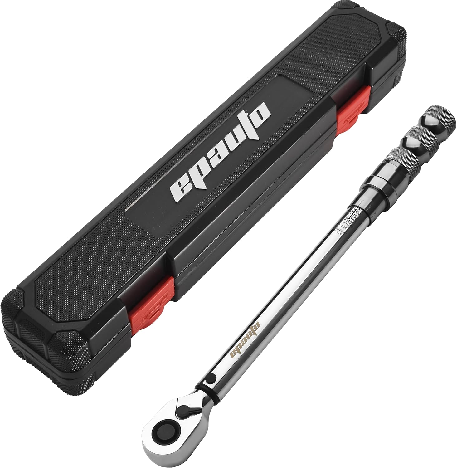 EPAuto 1/2-Inch Spring-Loaded Ring Locking Torque Wrench, High-Contrast ...