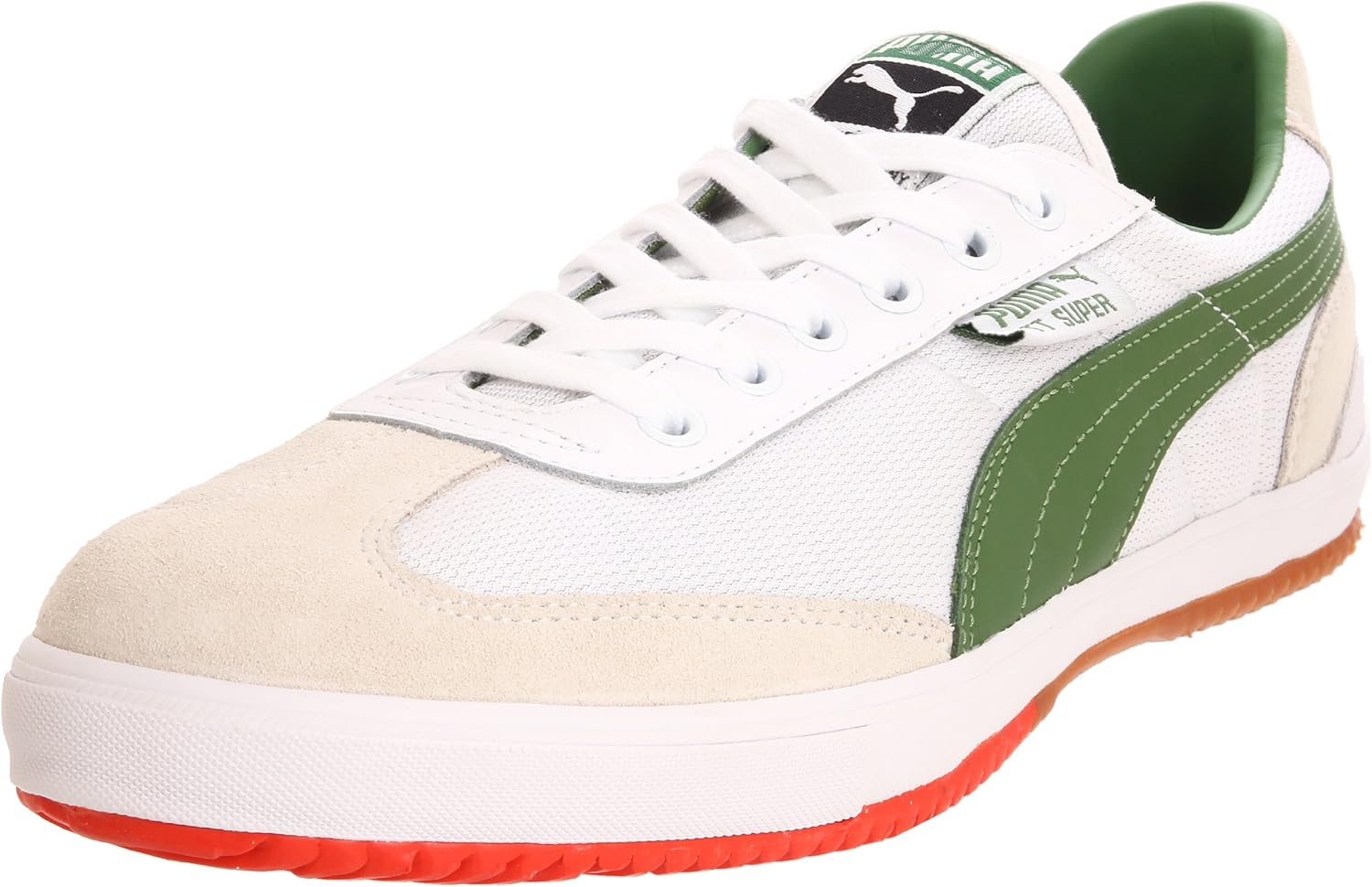 Amazon.com | PUMA TT Super CC Fashion Sneaker,White/Treetop,5 D US ...