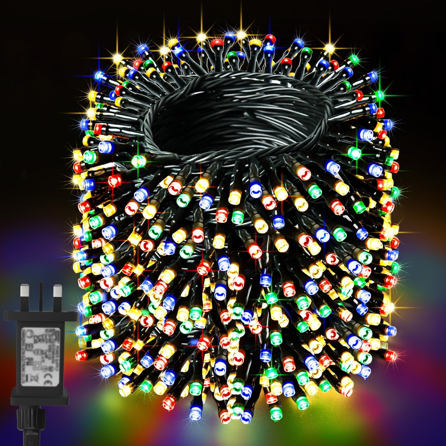 Christmas Fairy Lights,BOLWEO 400LED 40M Christmas Tree Lights for ...
