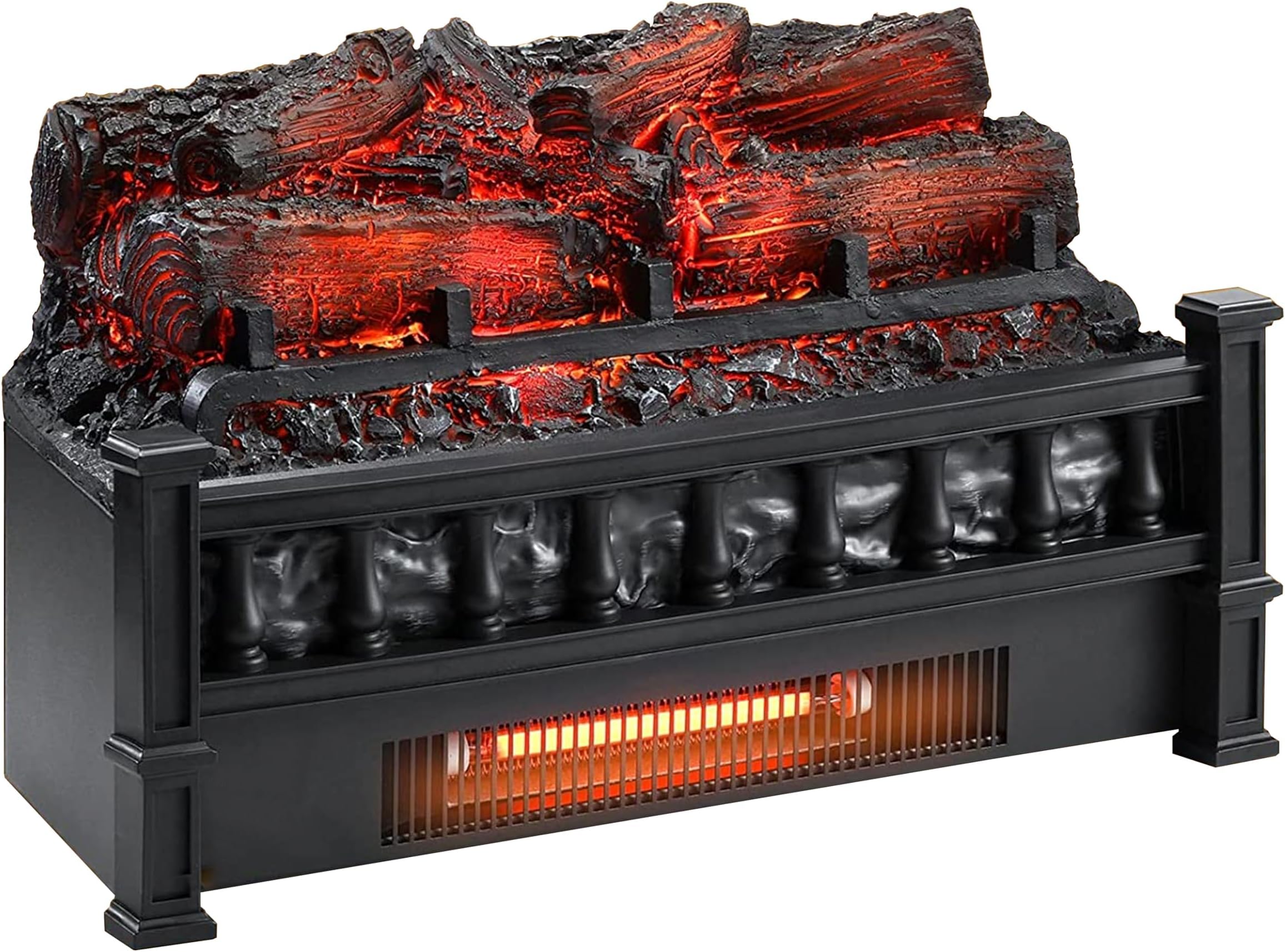 Amazon.com: Electric Fireplace Log Insert, Adjustable1500W Heater ...