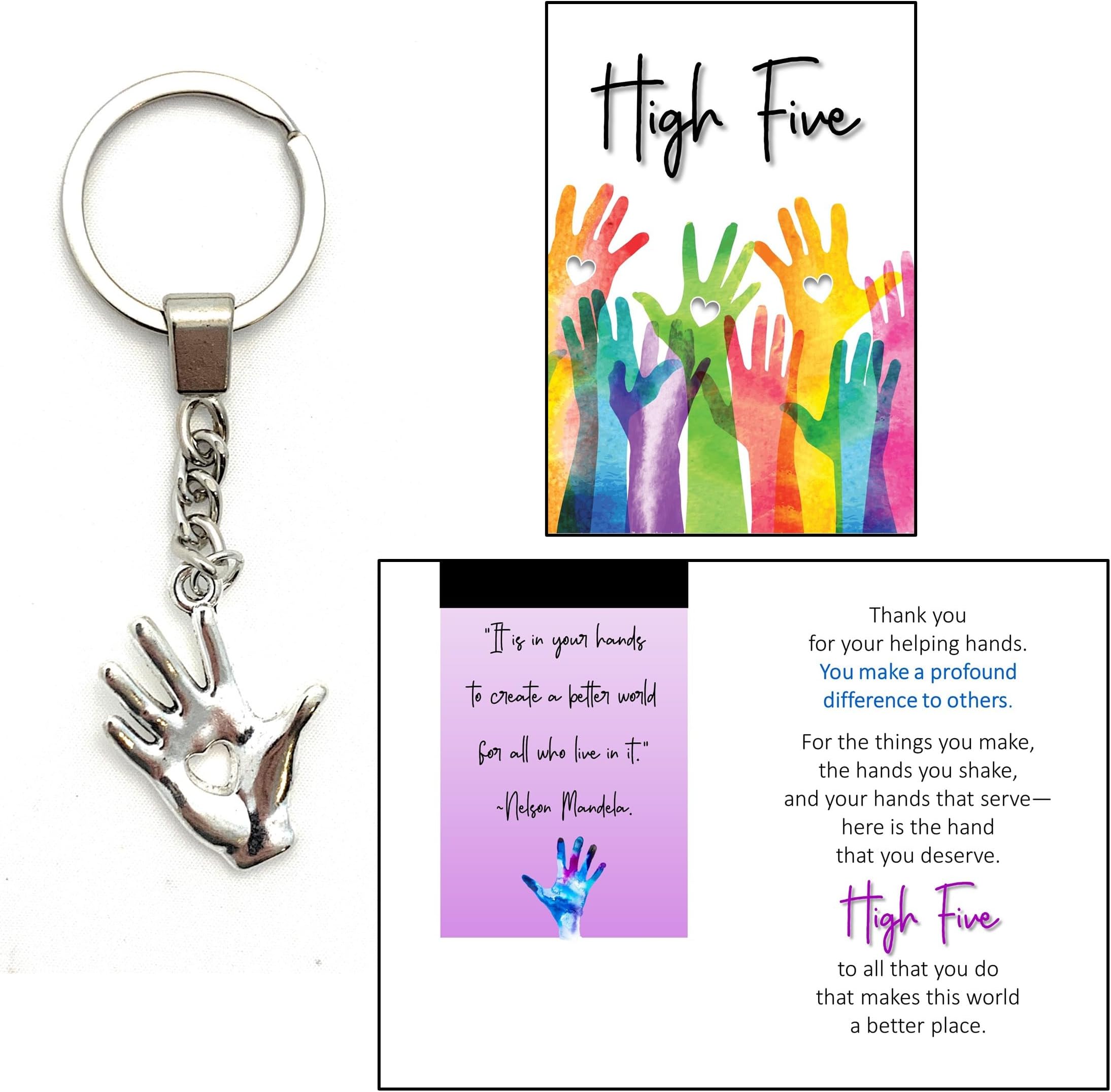 Amazon.com : Smiling Wisdom -10 Bulk Gifts - High Five Appreciation ...
